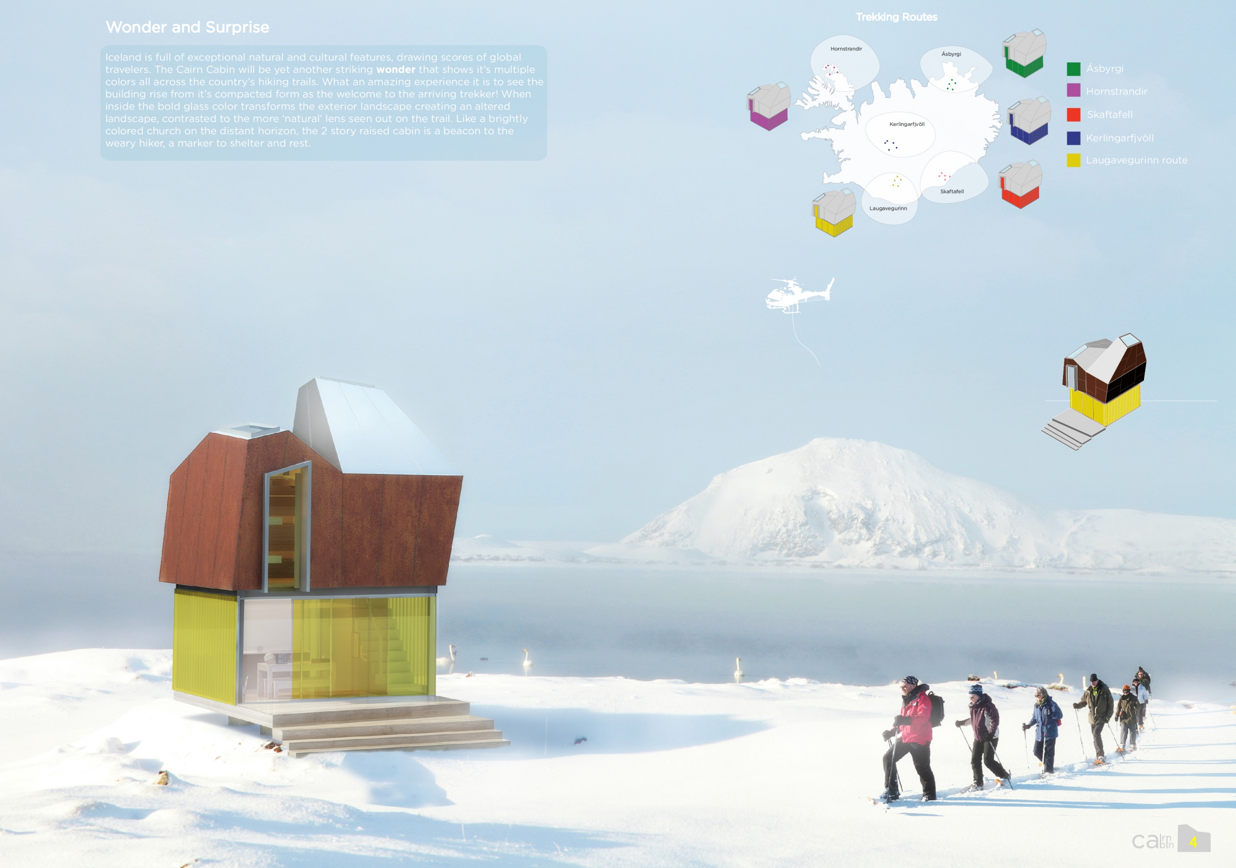 Architecture project // Hydraulic Cabins with Corten Steel Facades ...