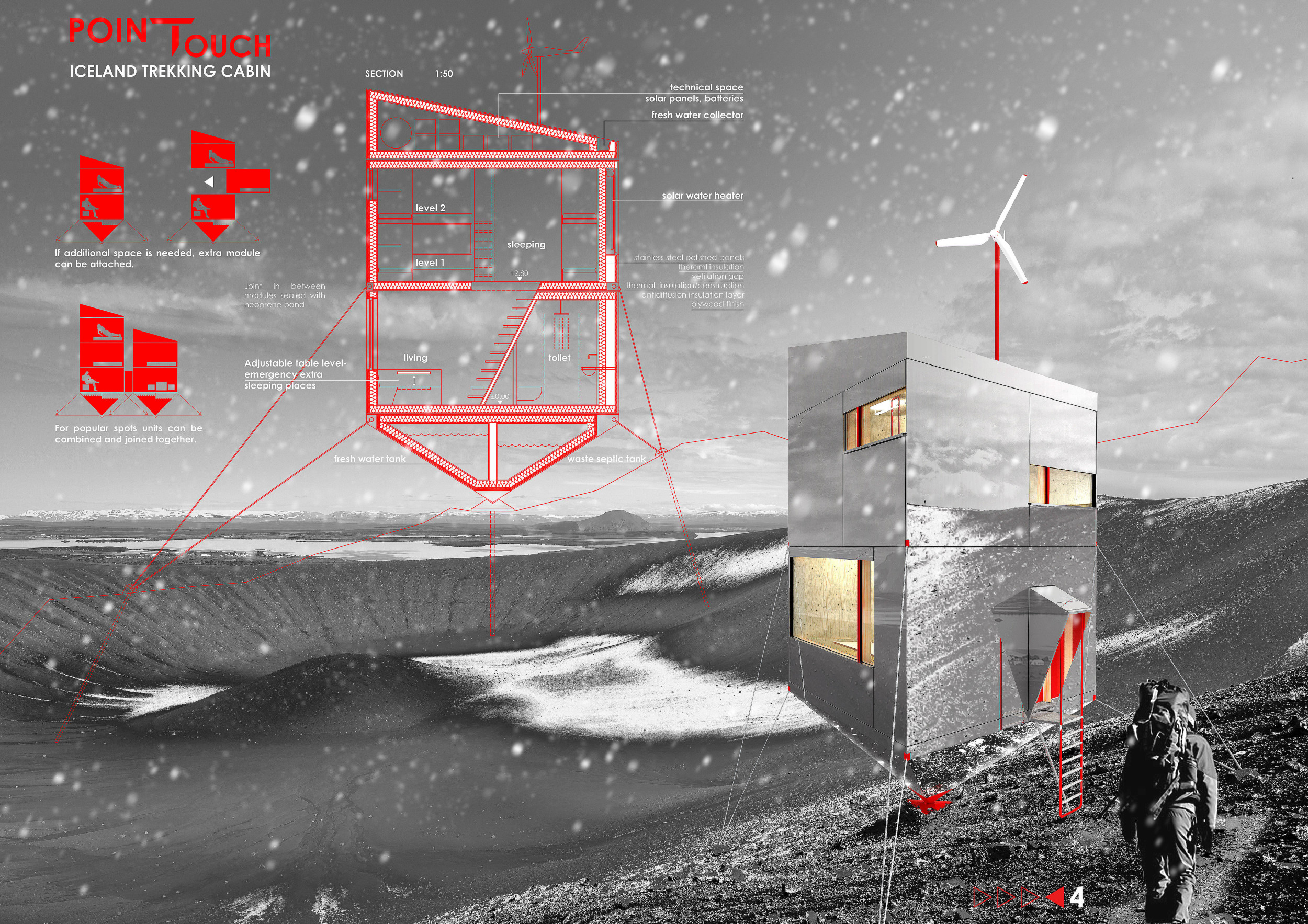 Architecture project // Triangular Forms and Steel Structure Enhance ...