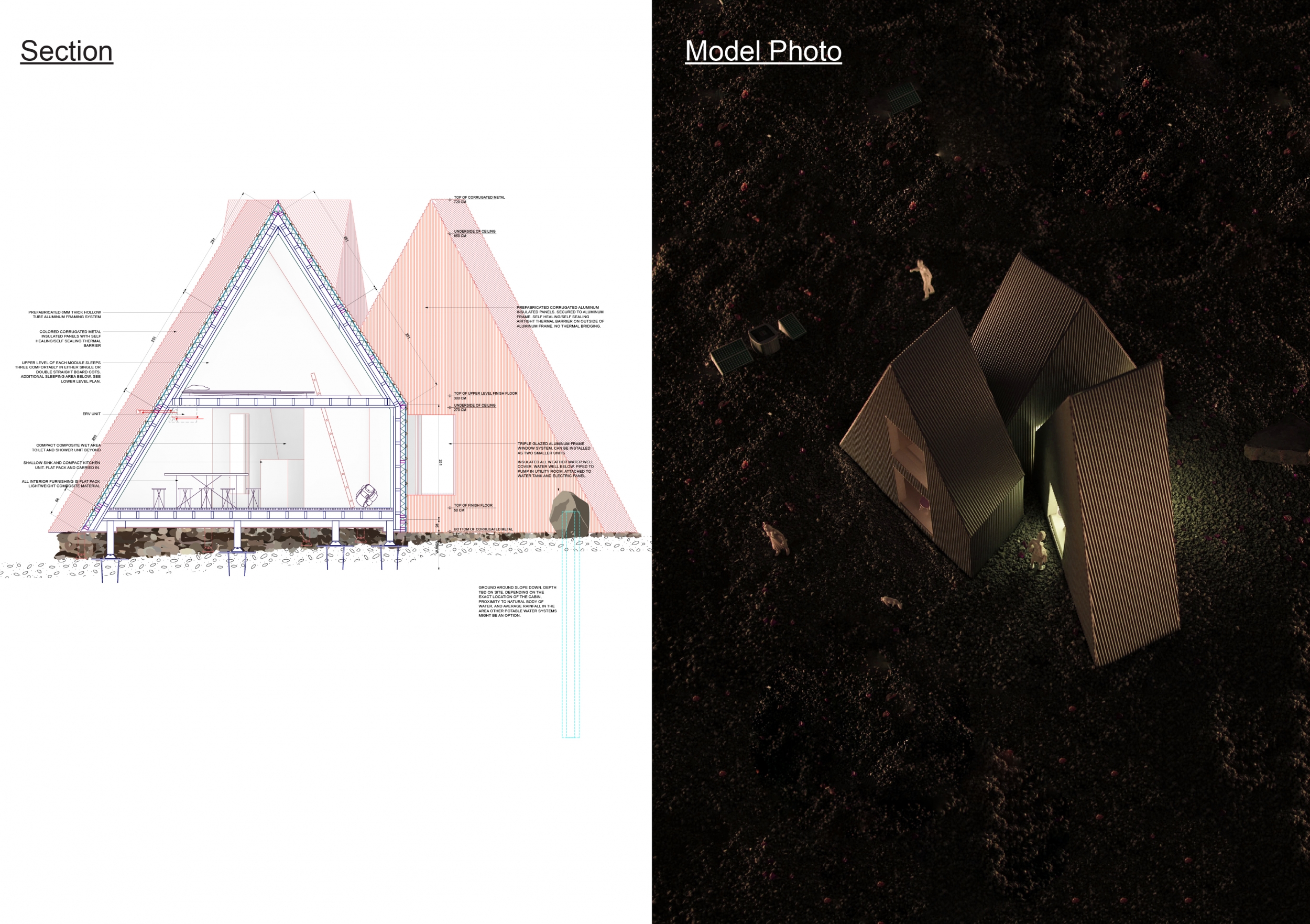 Architecture project // Modular Cabins with Corrugated Metal Panels ...