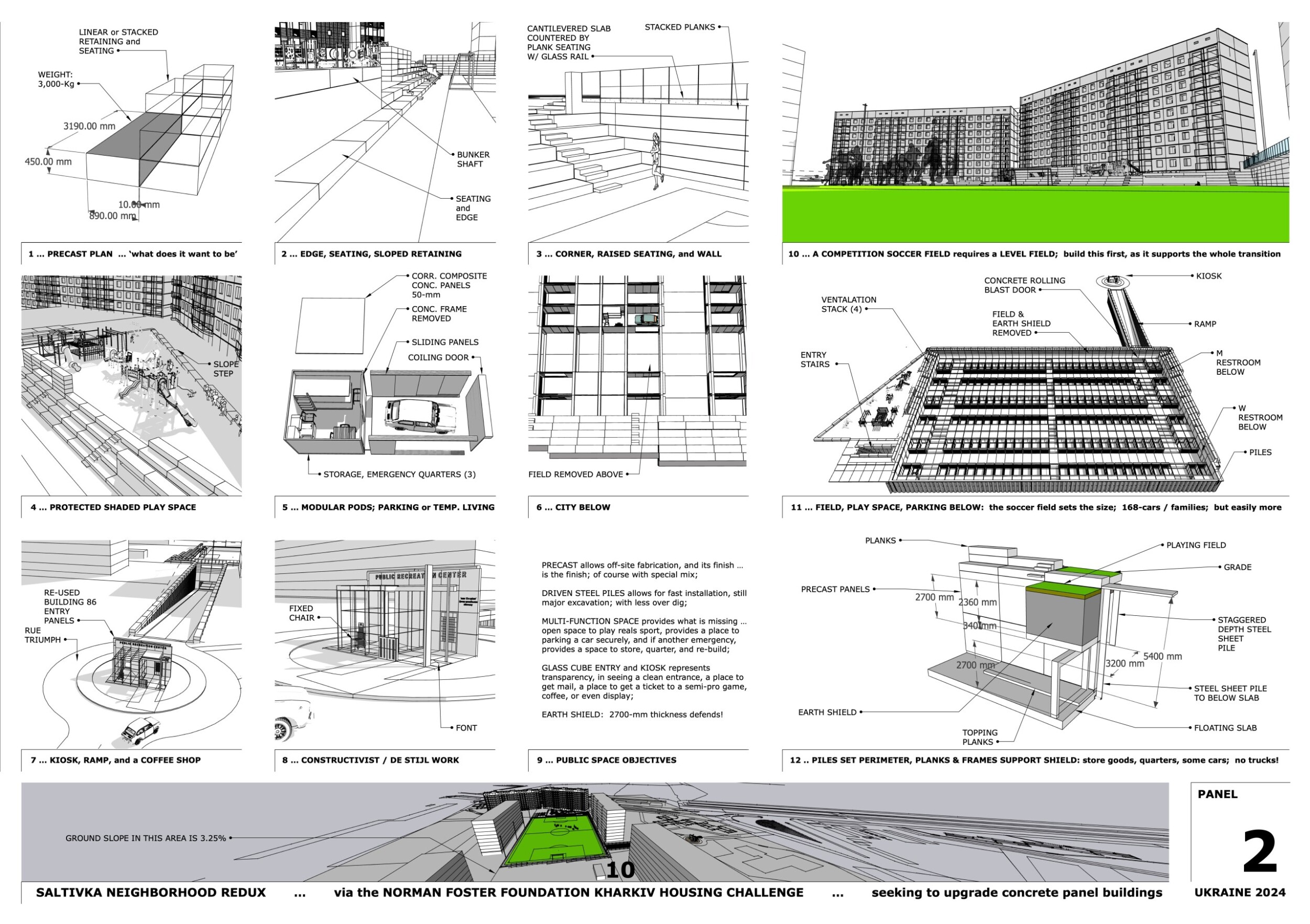 Architecture project // Rain Screen Facade with Composite Concrete ...