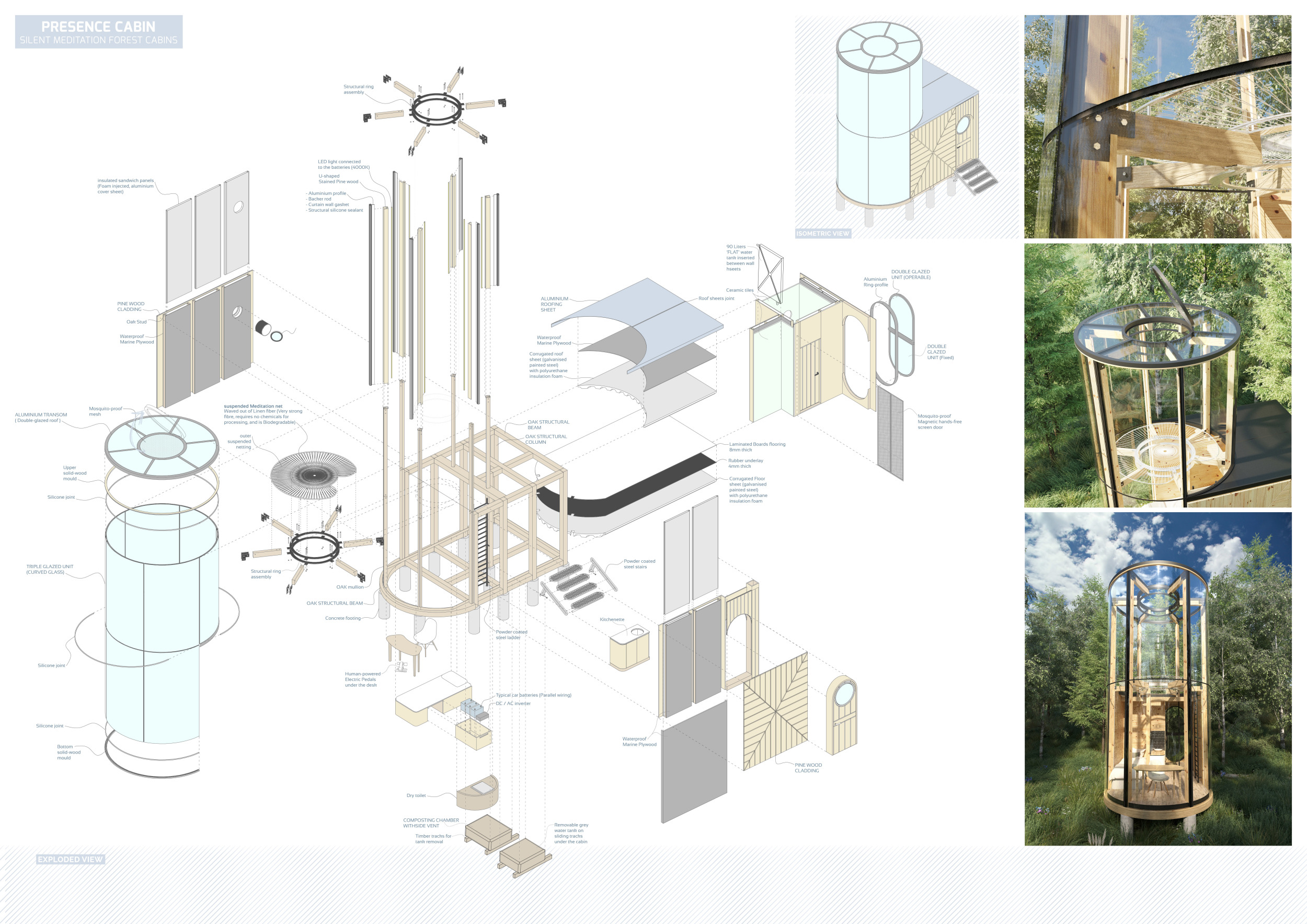 Architecture project // Suspended Nets and Triple-Glazed Envelopes in ...