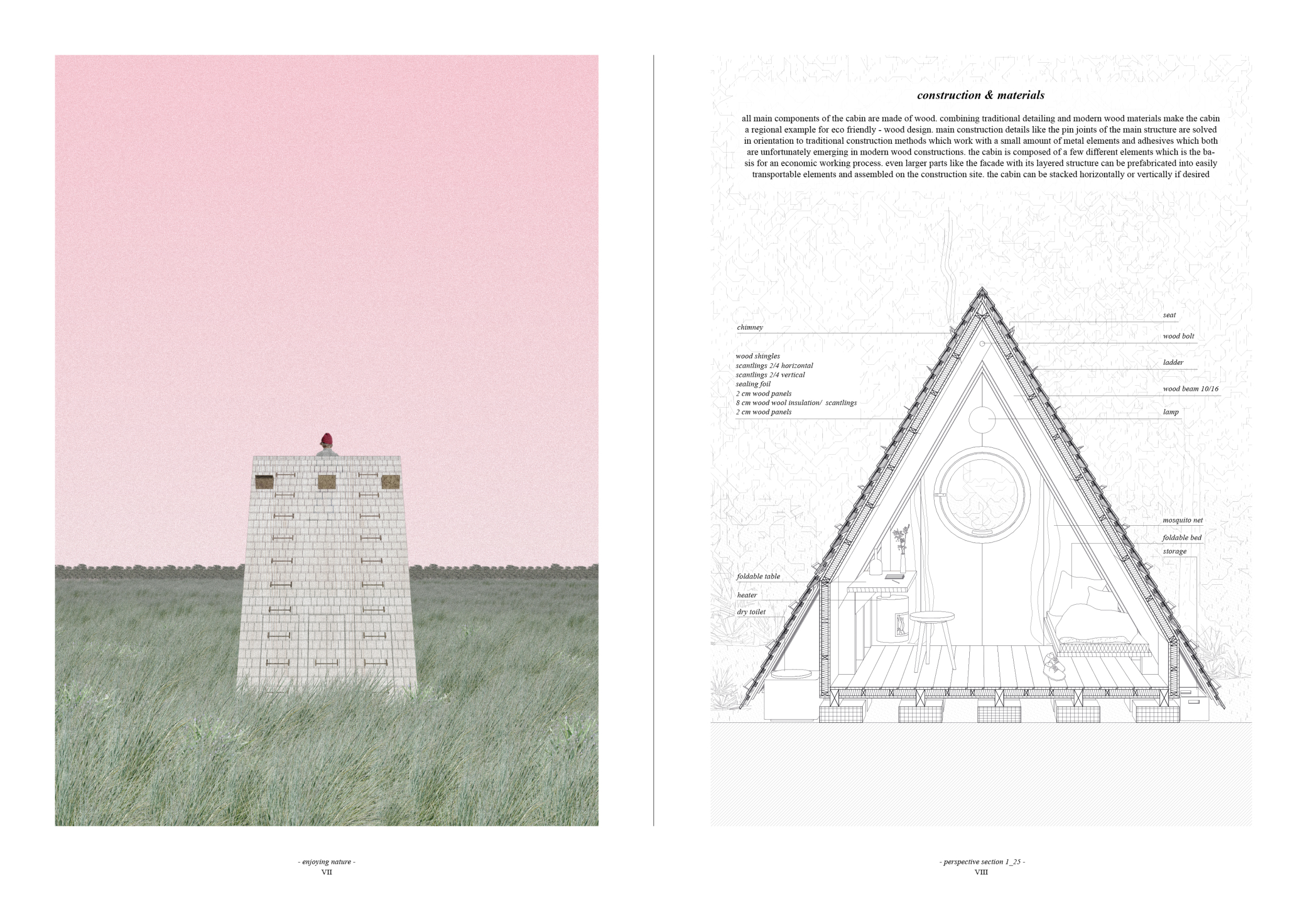 Architecture project // Saddle Roof Retreat with Mobile Solar and ...