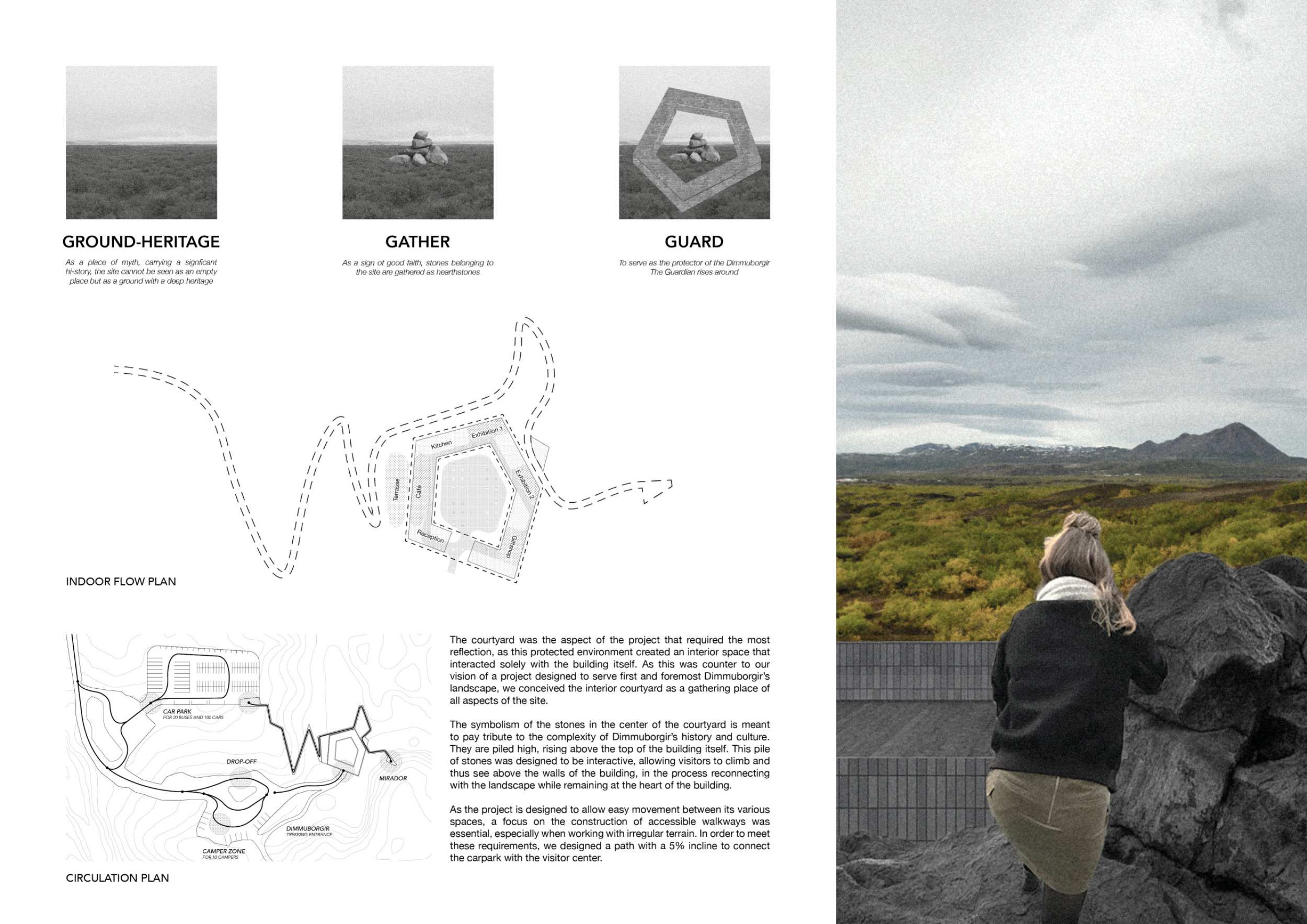 Architecture project // Basalt Forms and Circular Spaces Defined by ...