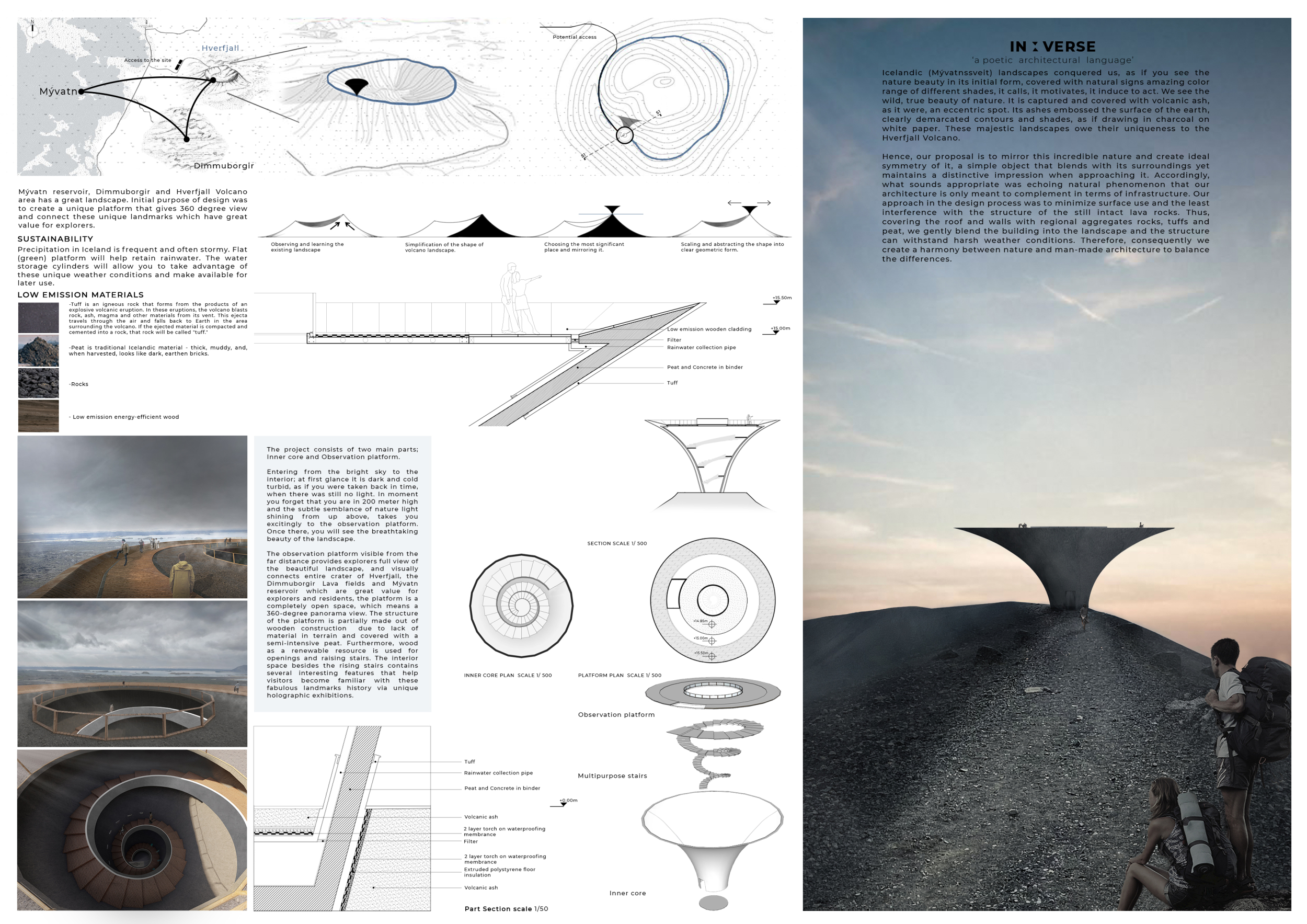 Architecture project // Tuff and Peat Observation Platform Celebrating ...