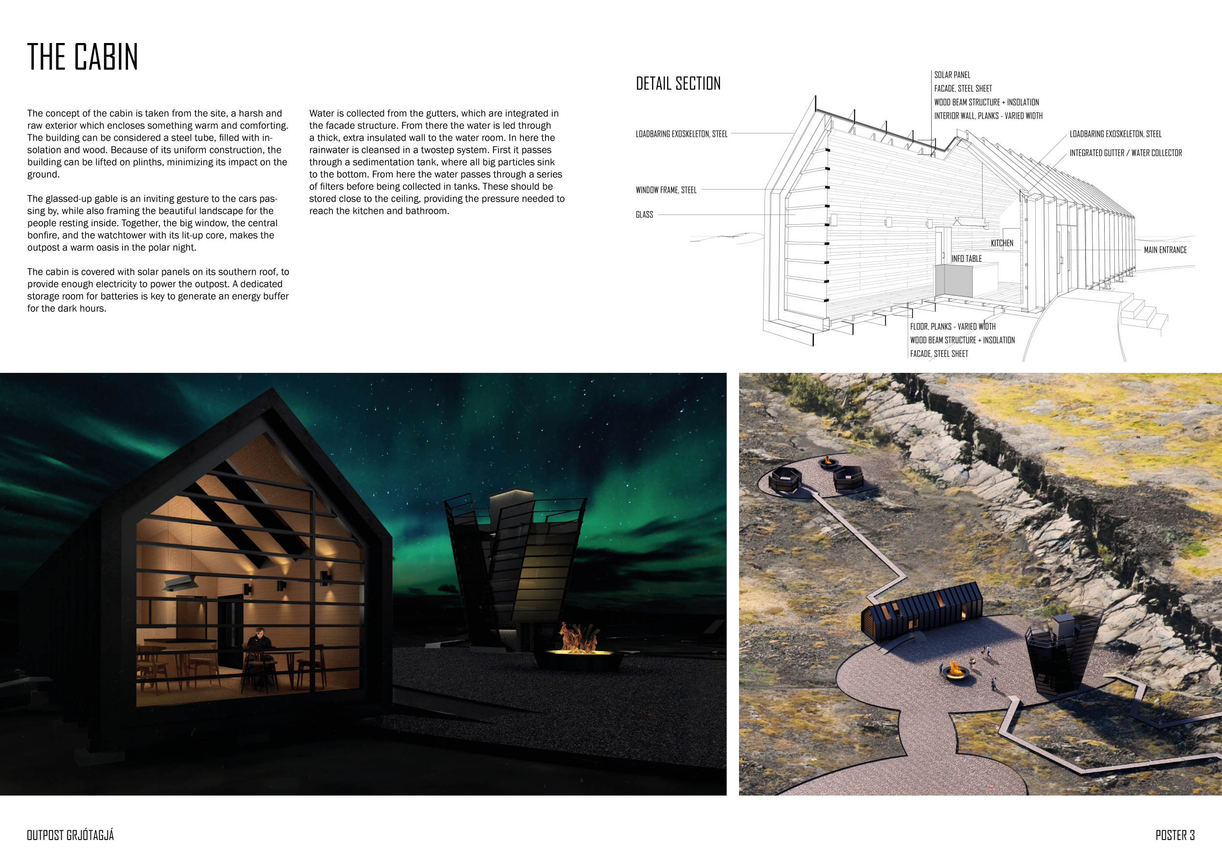 Architecture project // Tectonic Views Framed by Steel Exoskeleton and ...