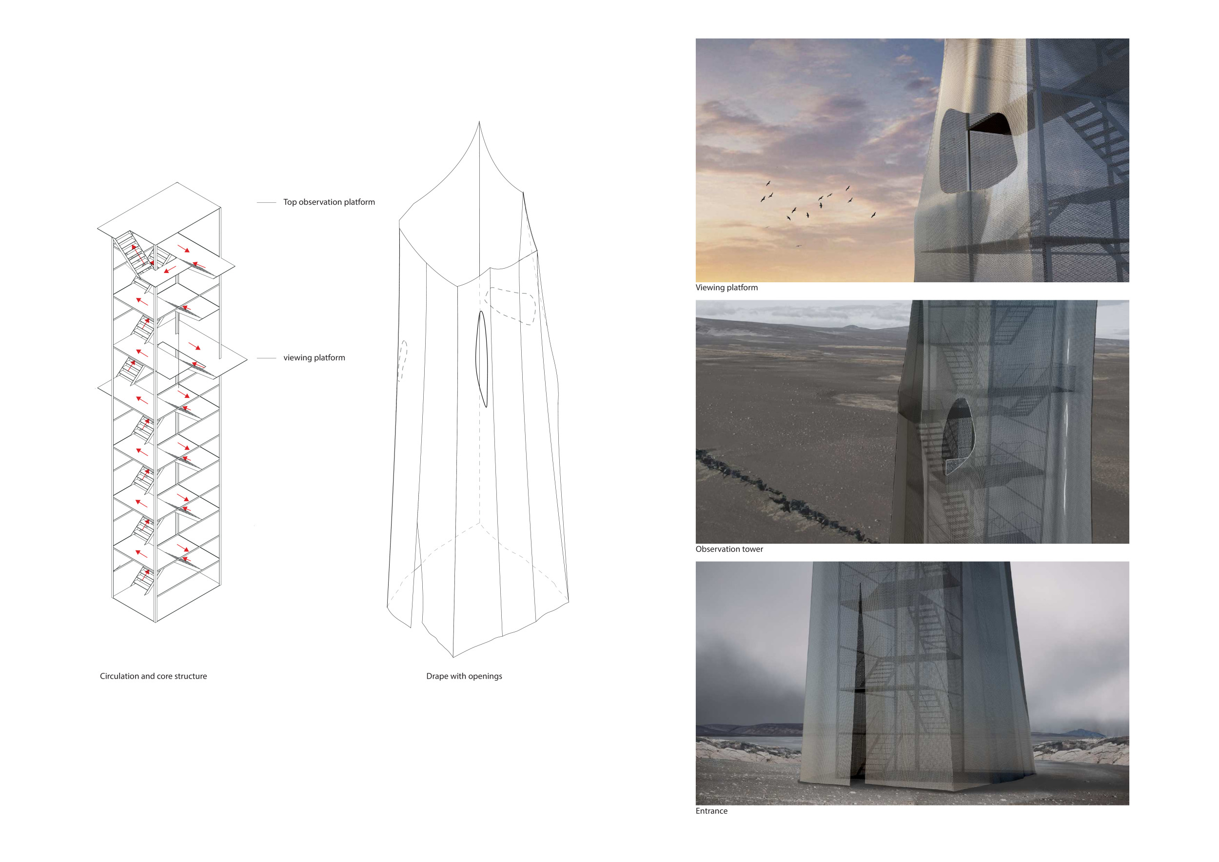 Architecture project // Perforated Steel Drape Enhances Geothermal ...