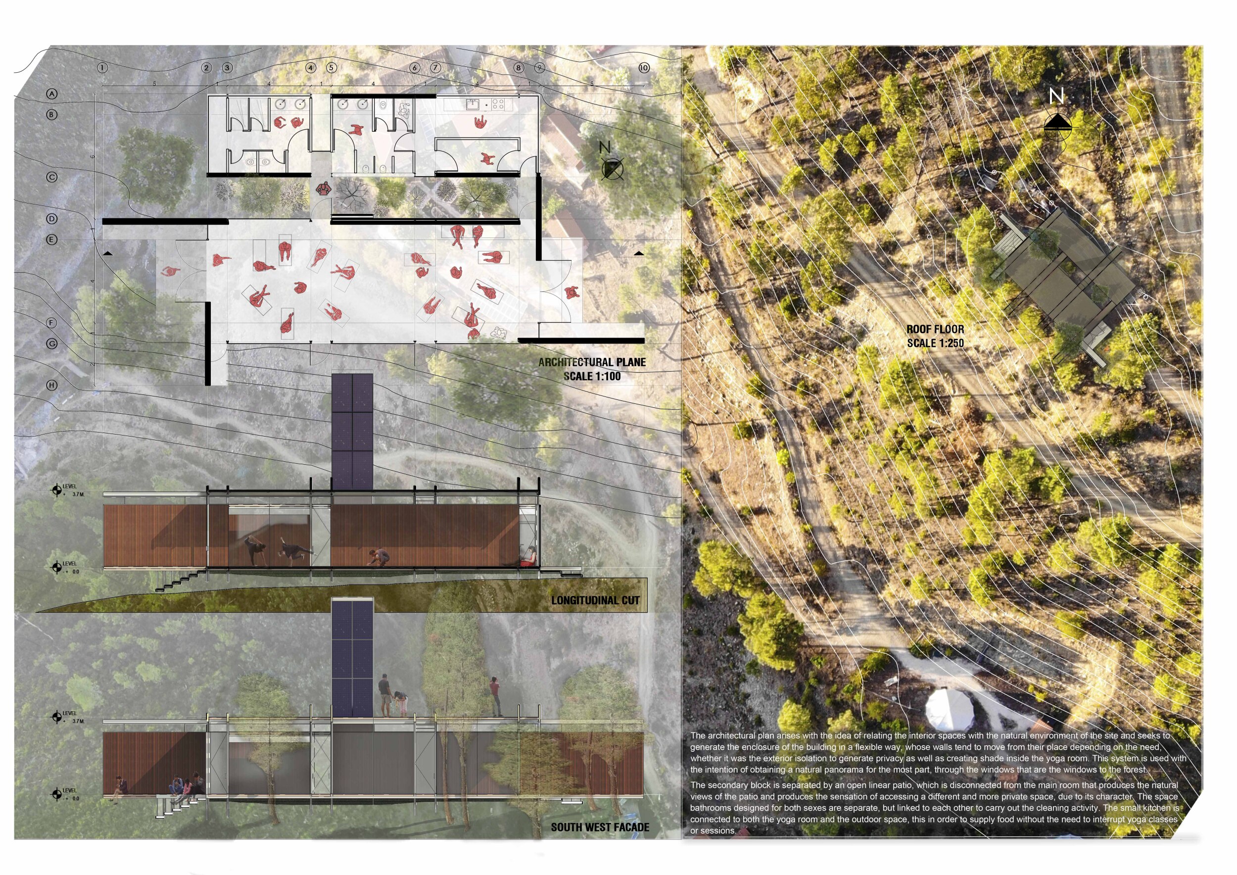 Architecture project // Flexible Spaces with Wood and Glass Embracing ...