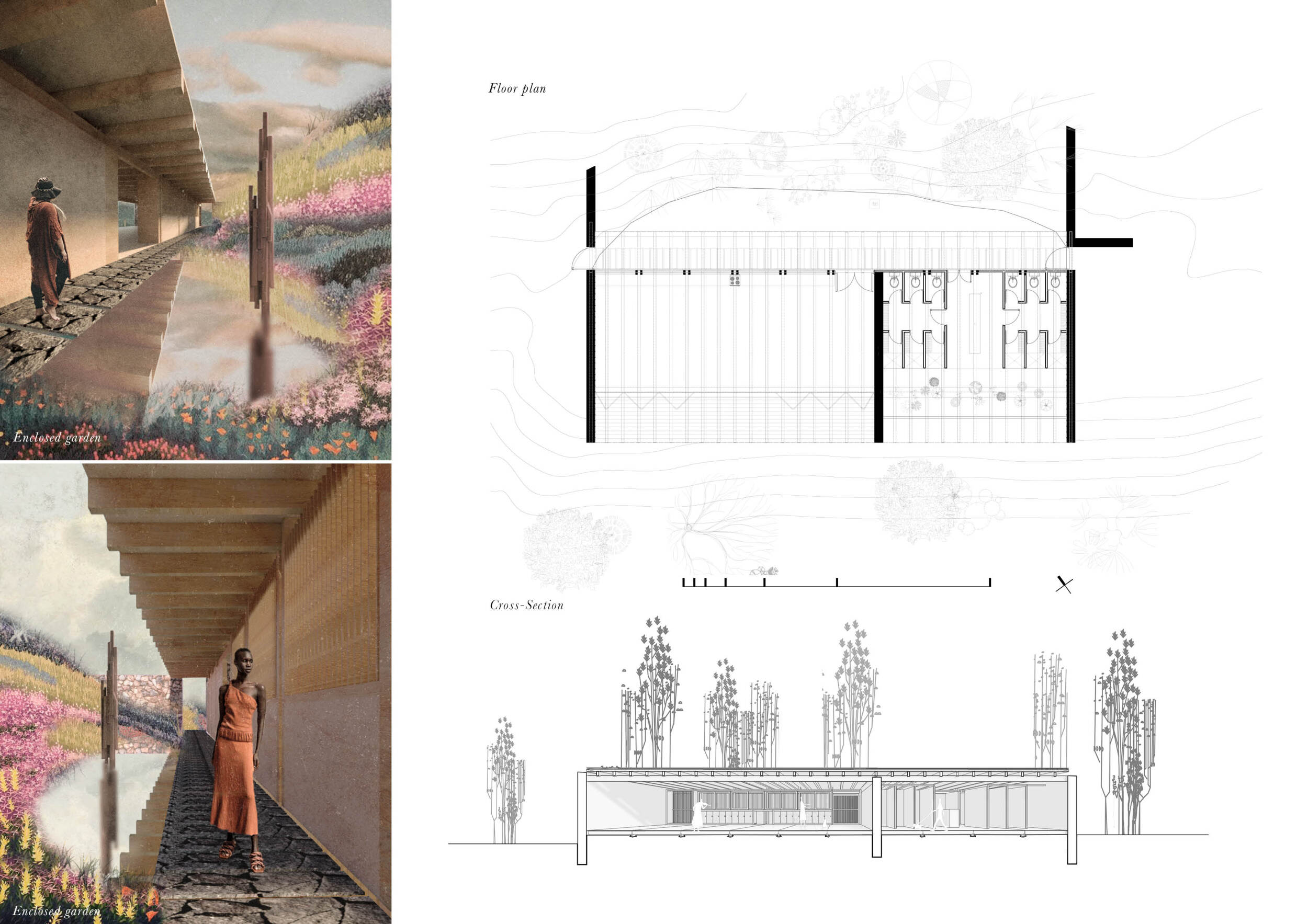 Architecture project // Cork-Insulated Structure Embracing Stone Walls ...