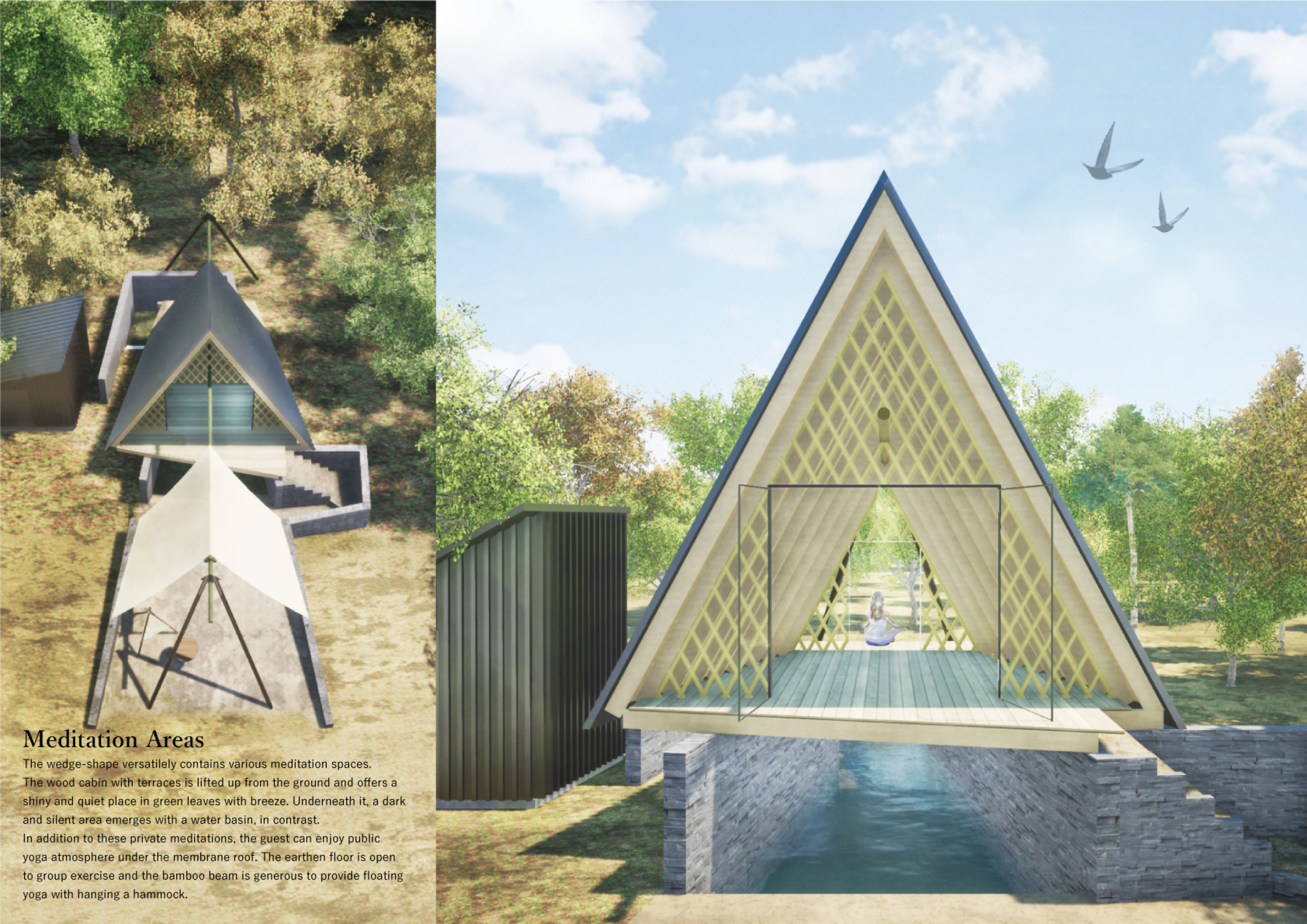 Architecture project // Wedge-Shaped Huts with Thatch Roofs Enhancing ...