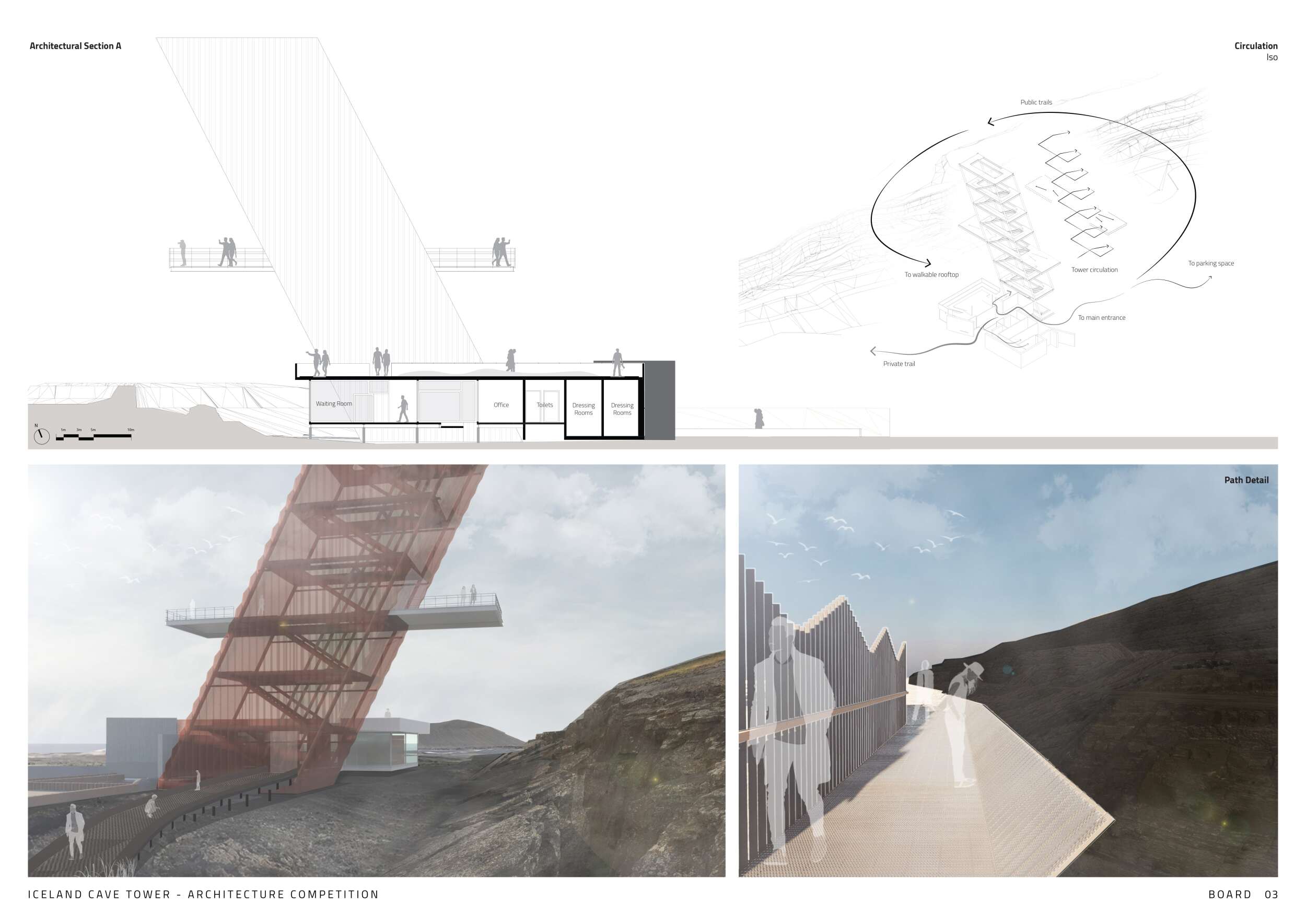 Architecture project // Geothermal Observation Platforms with Basaltic ...