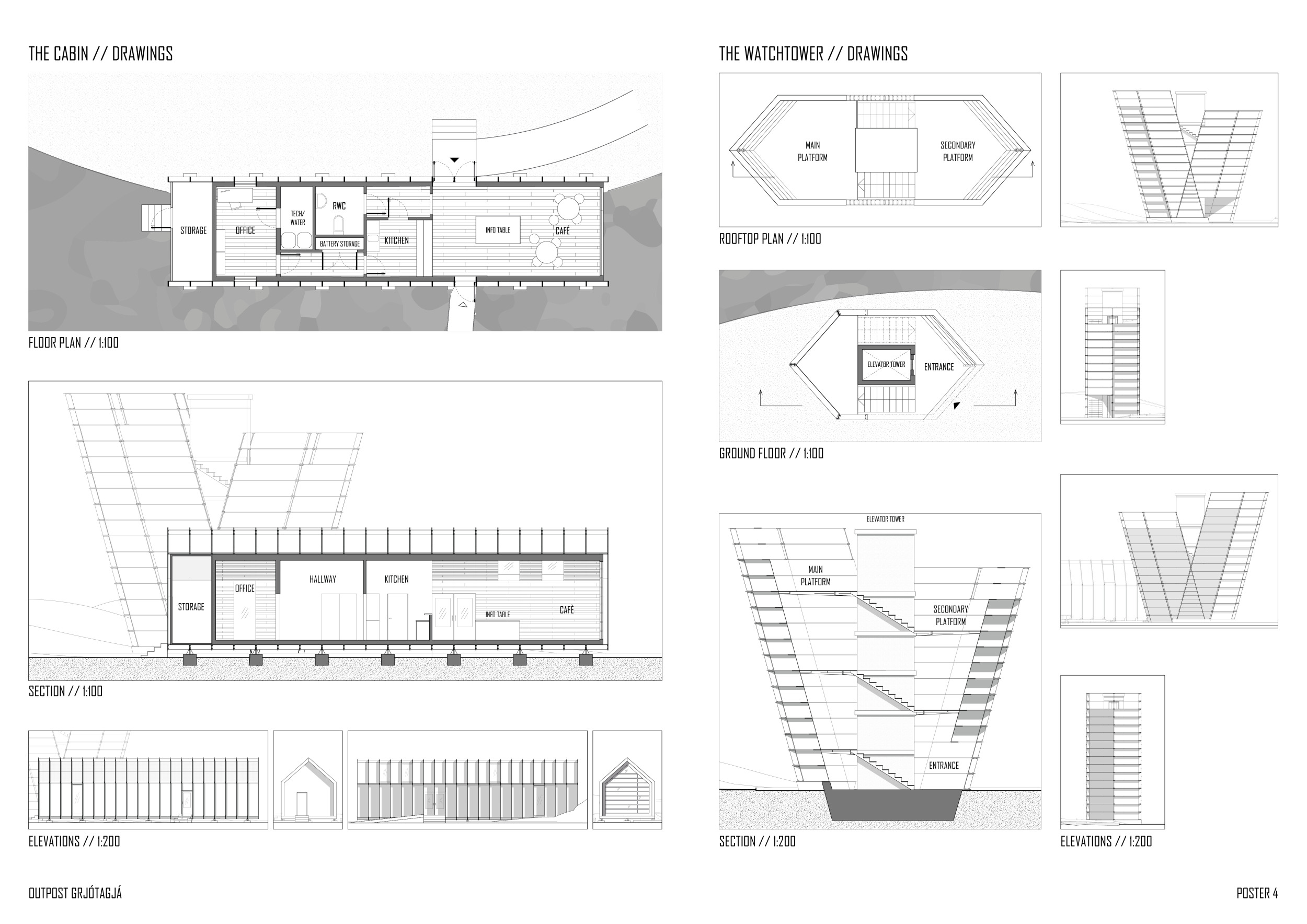 Architecture project // Tectonic Views Framed by Steel Exoskeleton and ...
