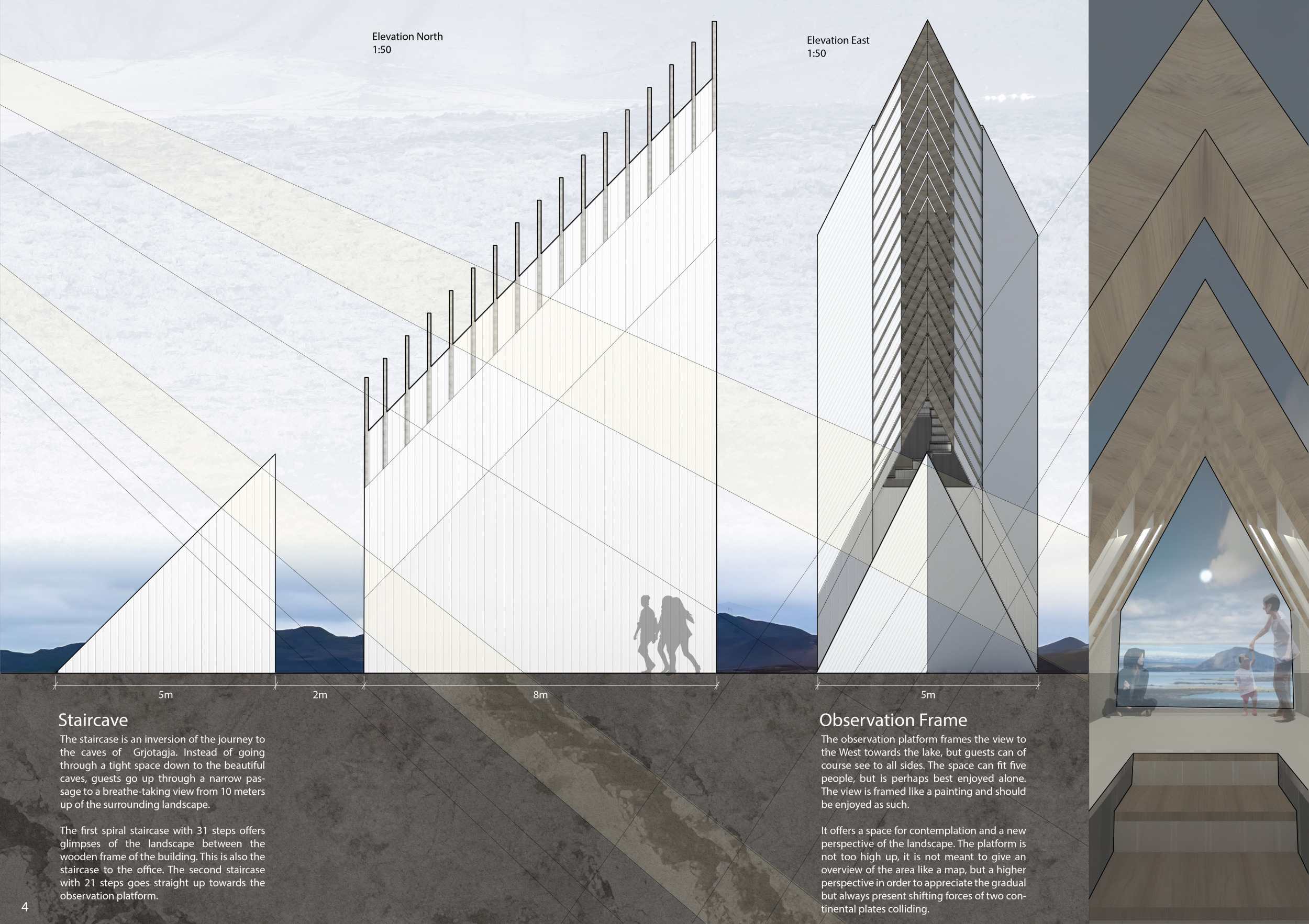 Architecture project // Corrugated Steel Structure Overlooking Tectonic ...