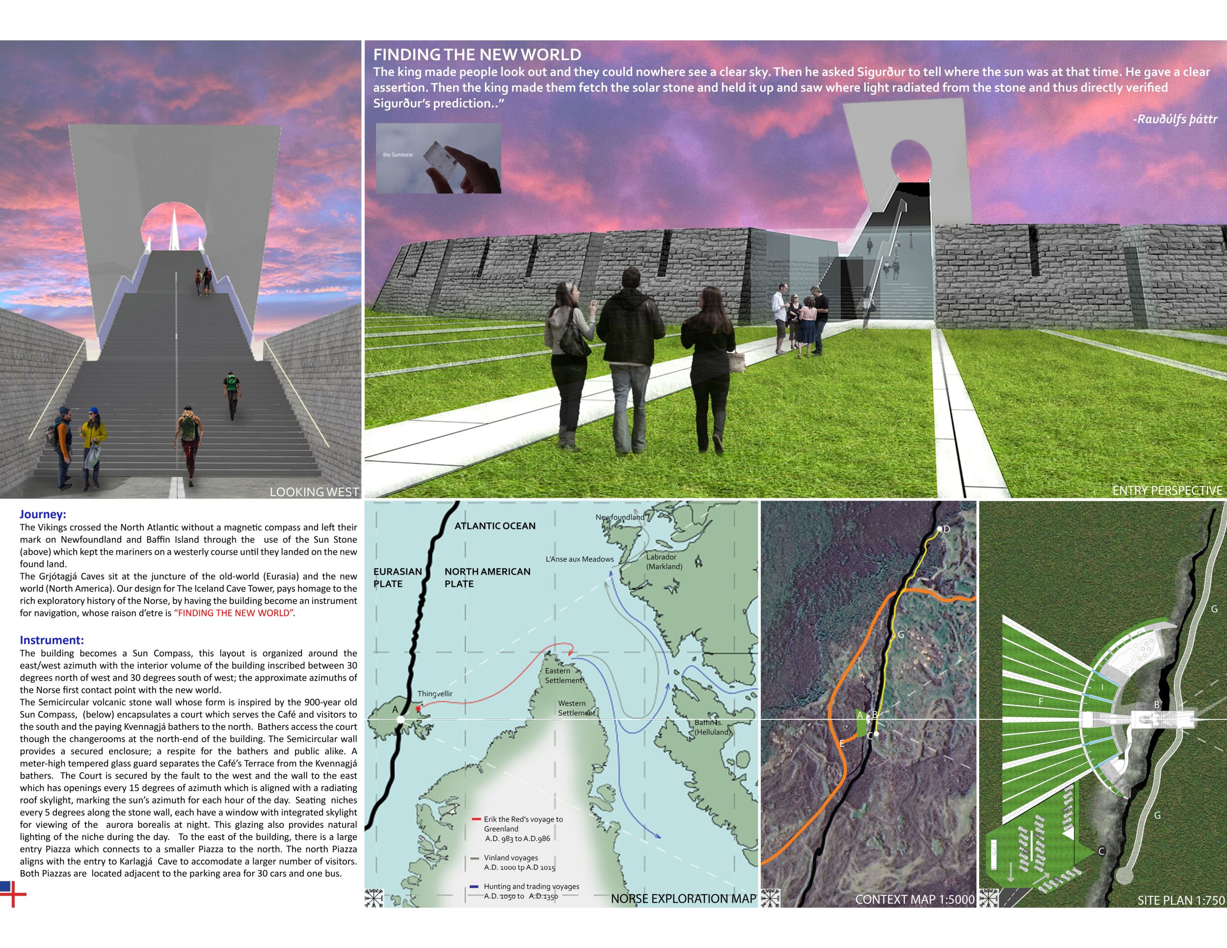 Architecture project // Basalt Observation Tower Featuring Geothermal ...