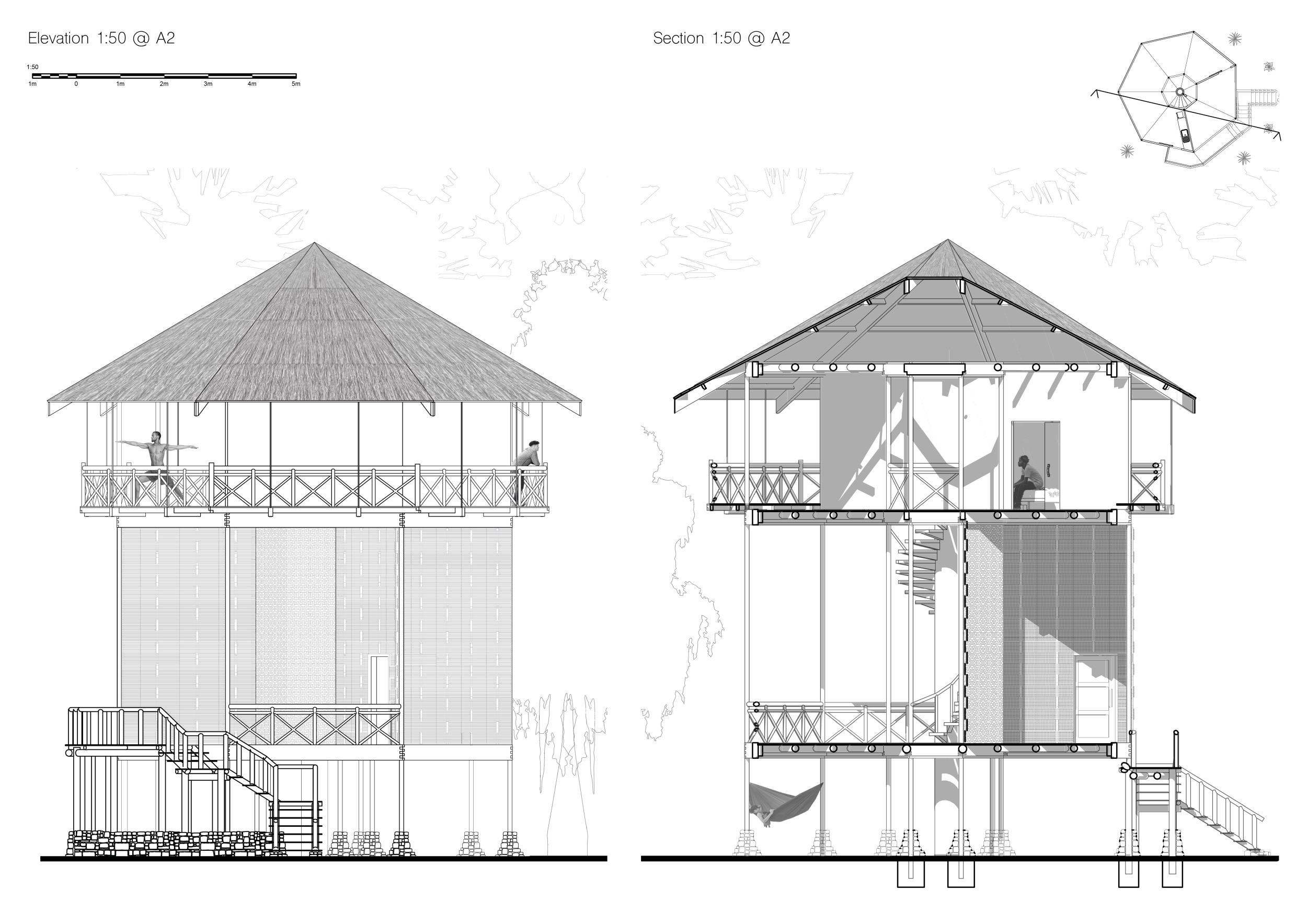 Architecture project // Charred Wooden Shingles and Reinforced Glass ...