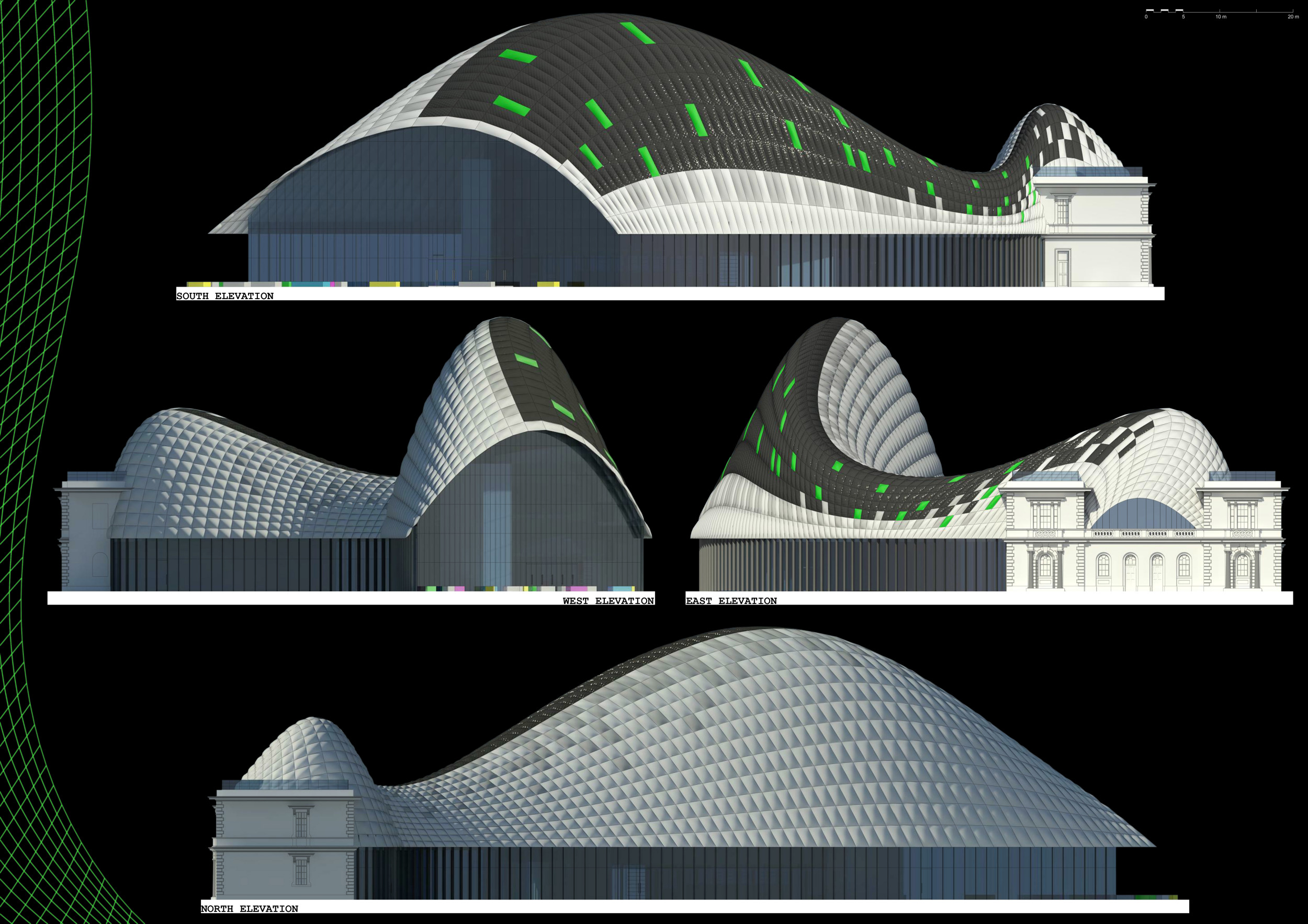 Architecture project // Curvilinear Etfe Structure Showcasing ...