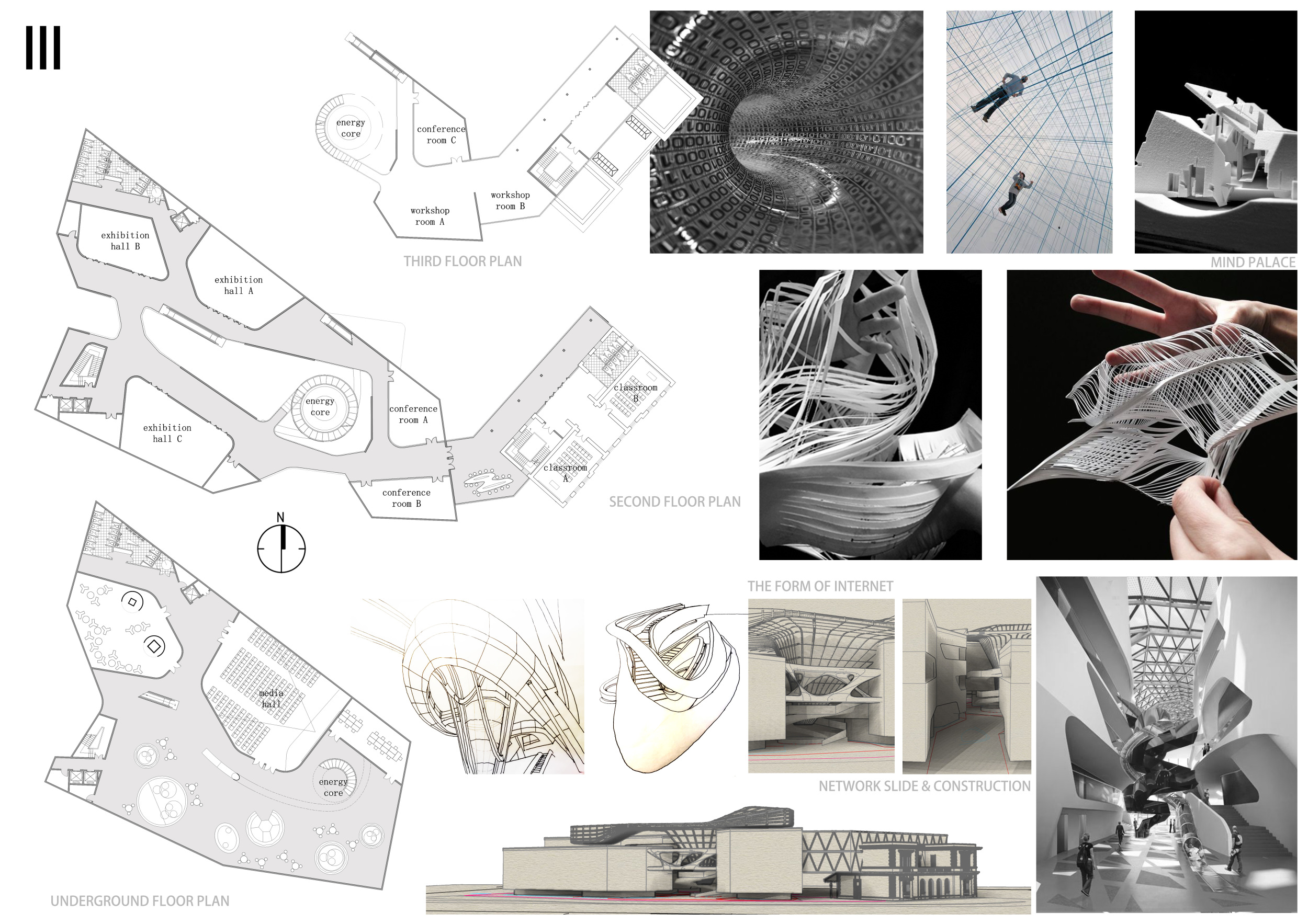 Architecture project // Dynamic Roof Structure with Transparent Glass ...