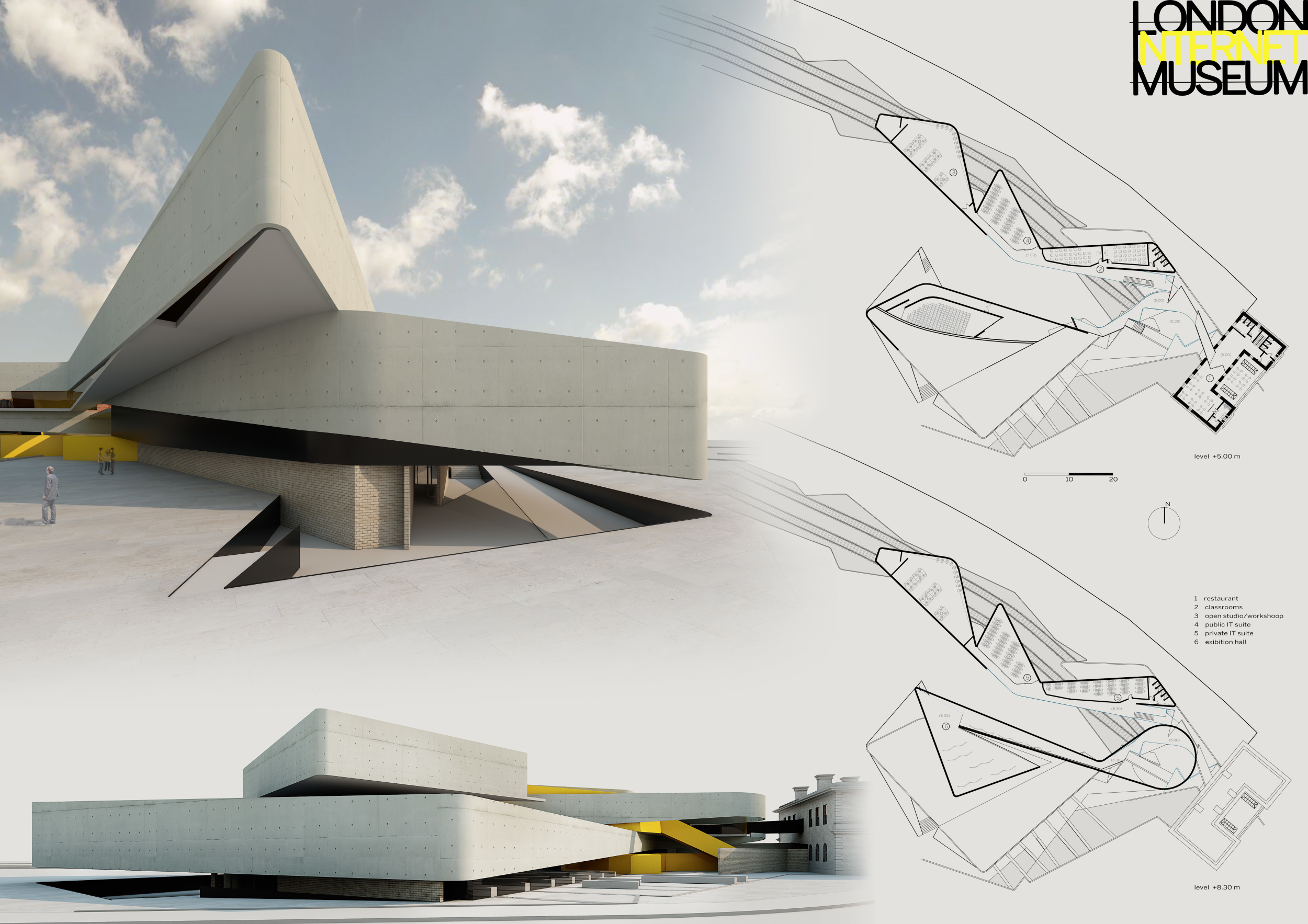 Architecture project // Geometric Transparency with Reinforced Concrete ...