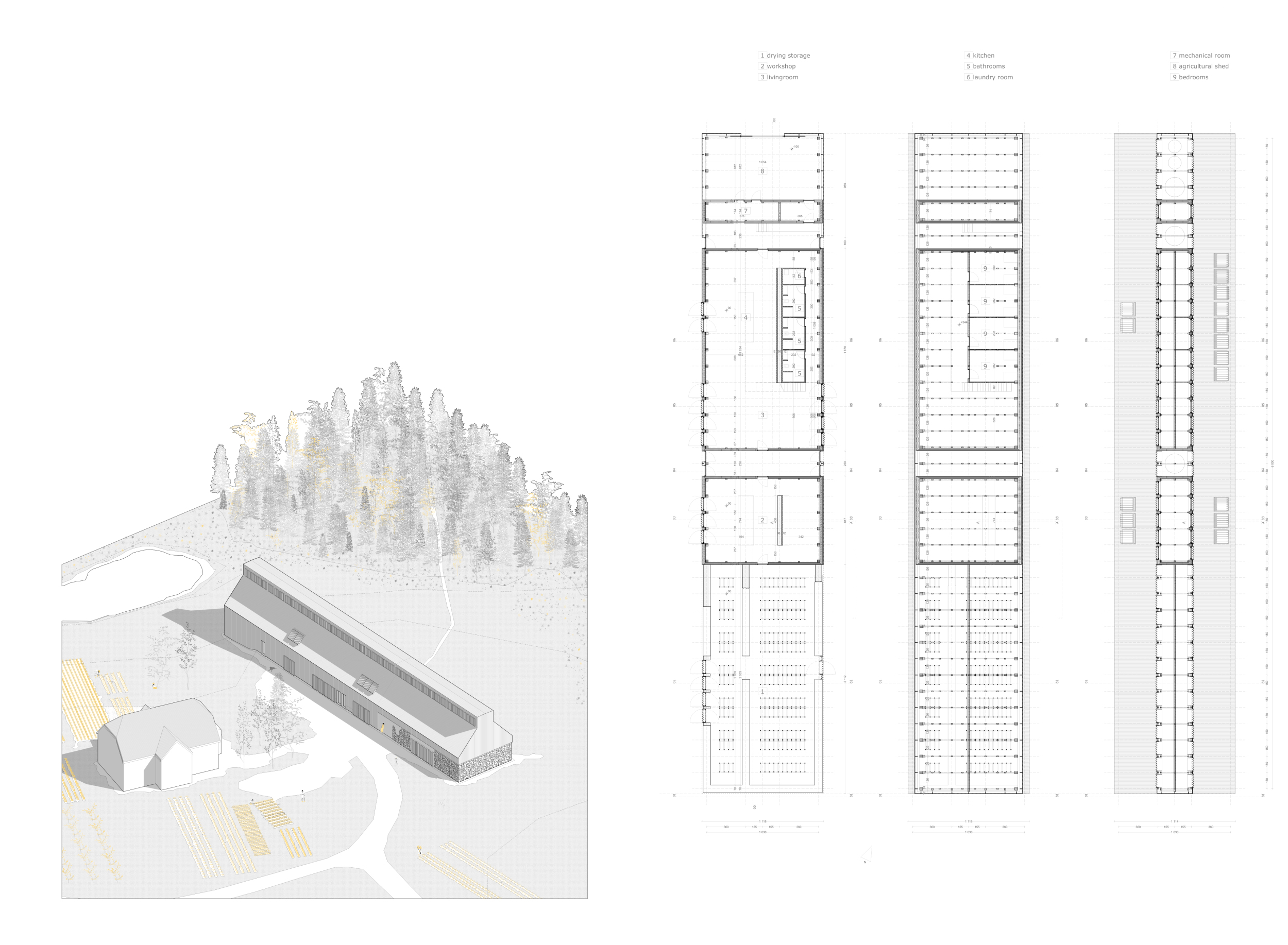Architecture project // Gravitational Ventilation and Aluminum Cladding ...