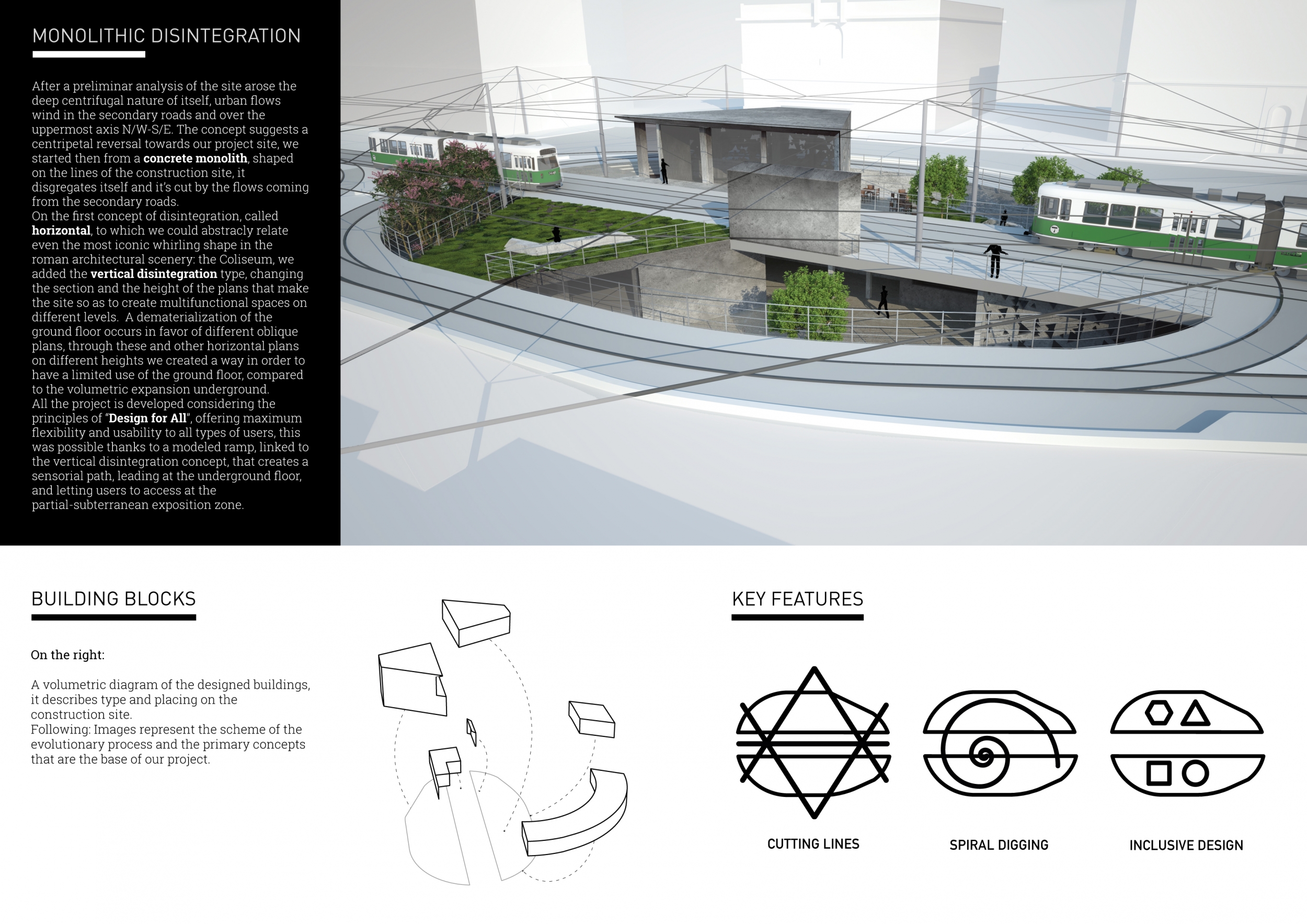 Architecture project // Radial Form Designed with Concrete and Glass ...