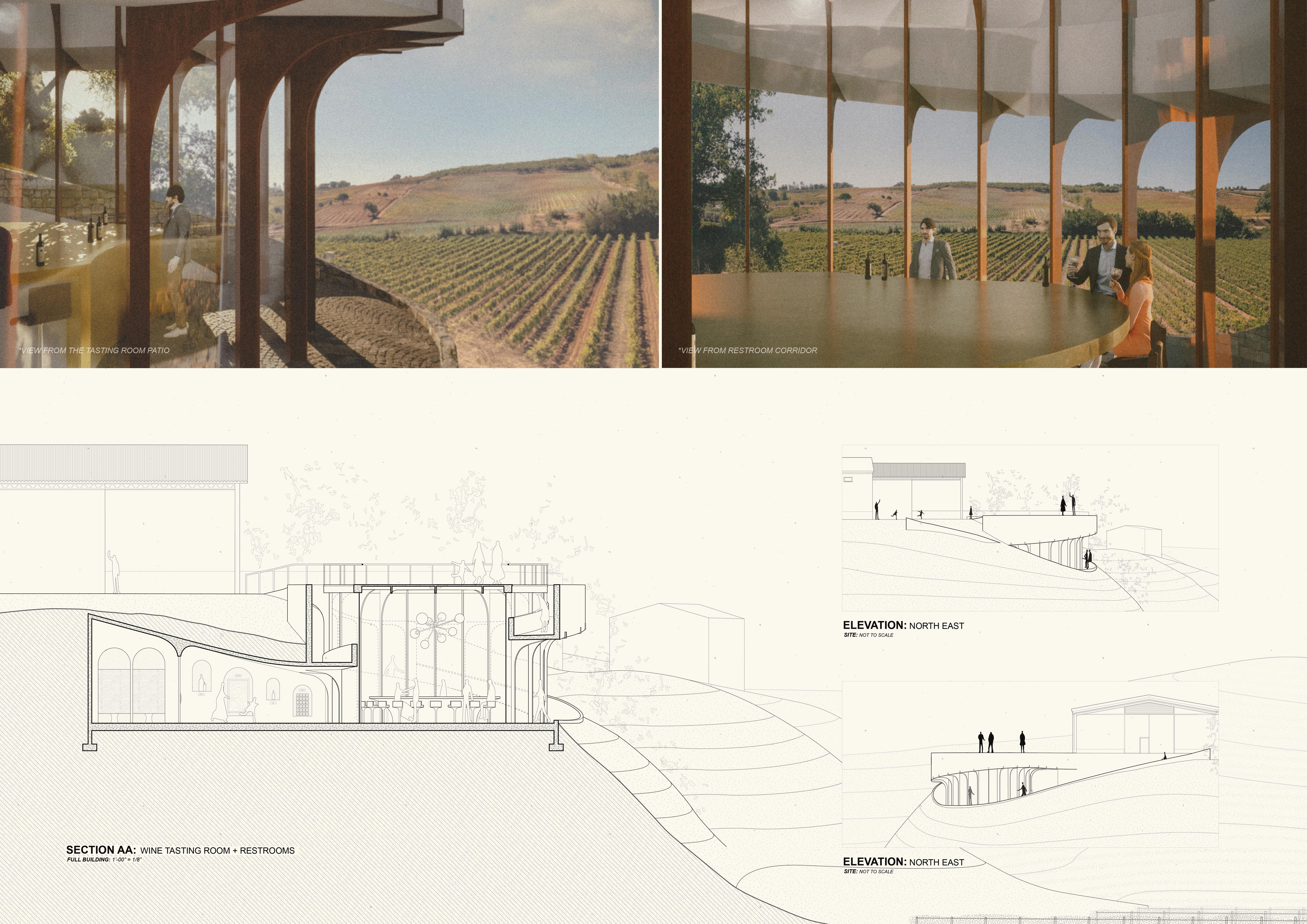 Architecture project // Framed Views with Corten Steel on a Hillside ...