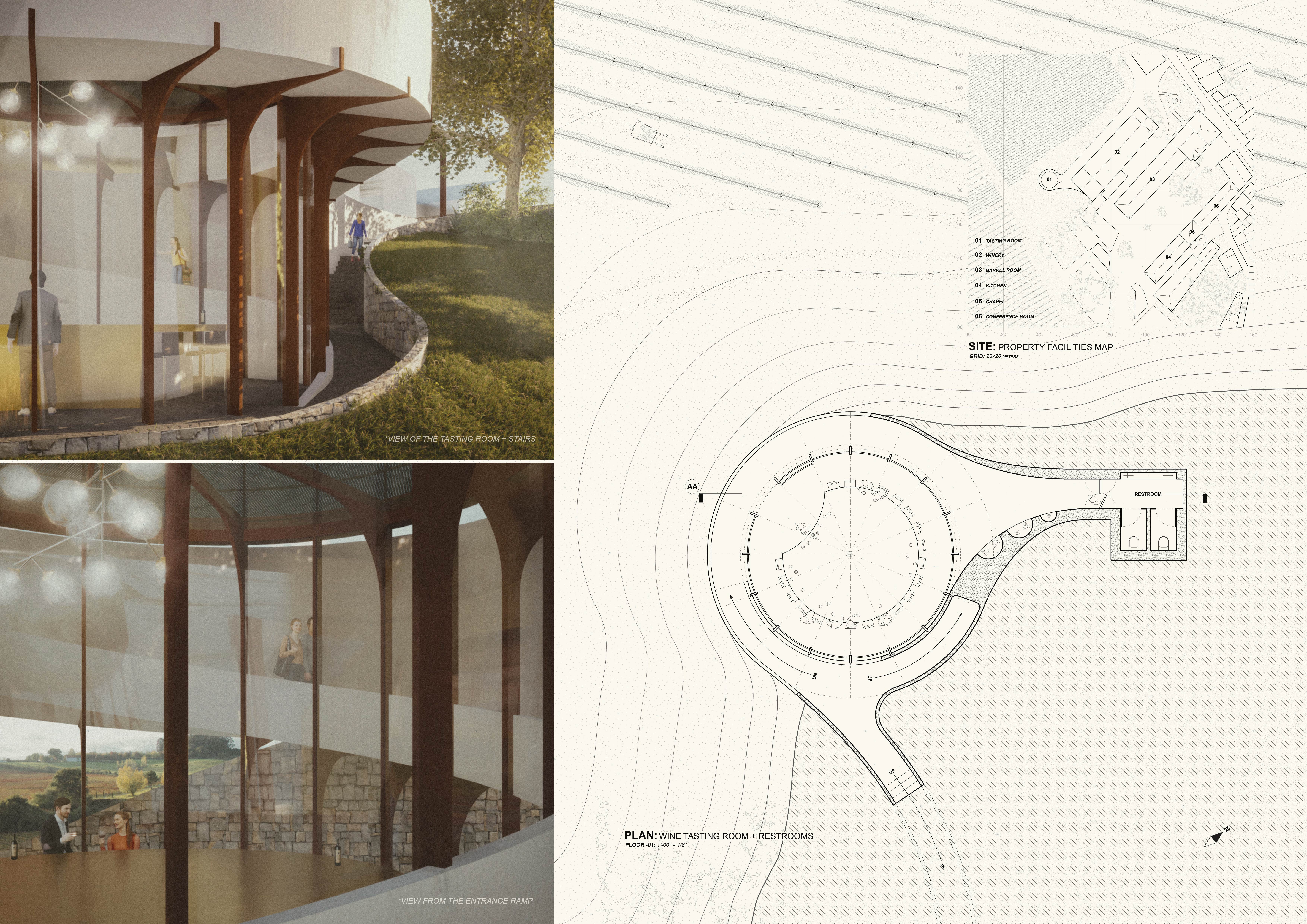 Architecture project // Framed Views with Corten Steel on a Hillside ...