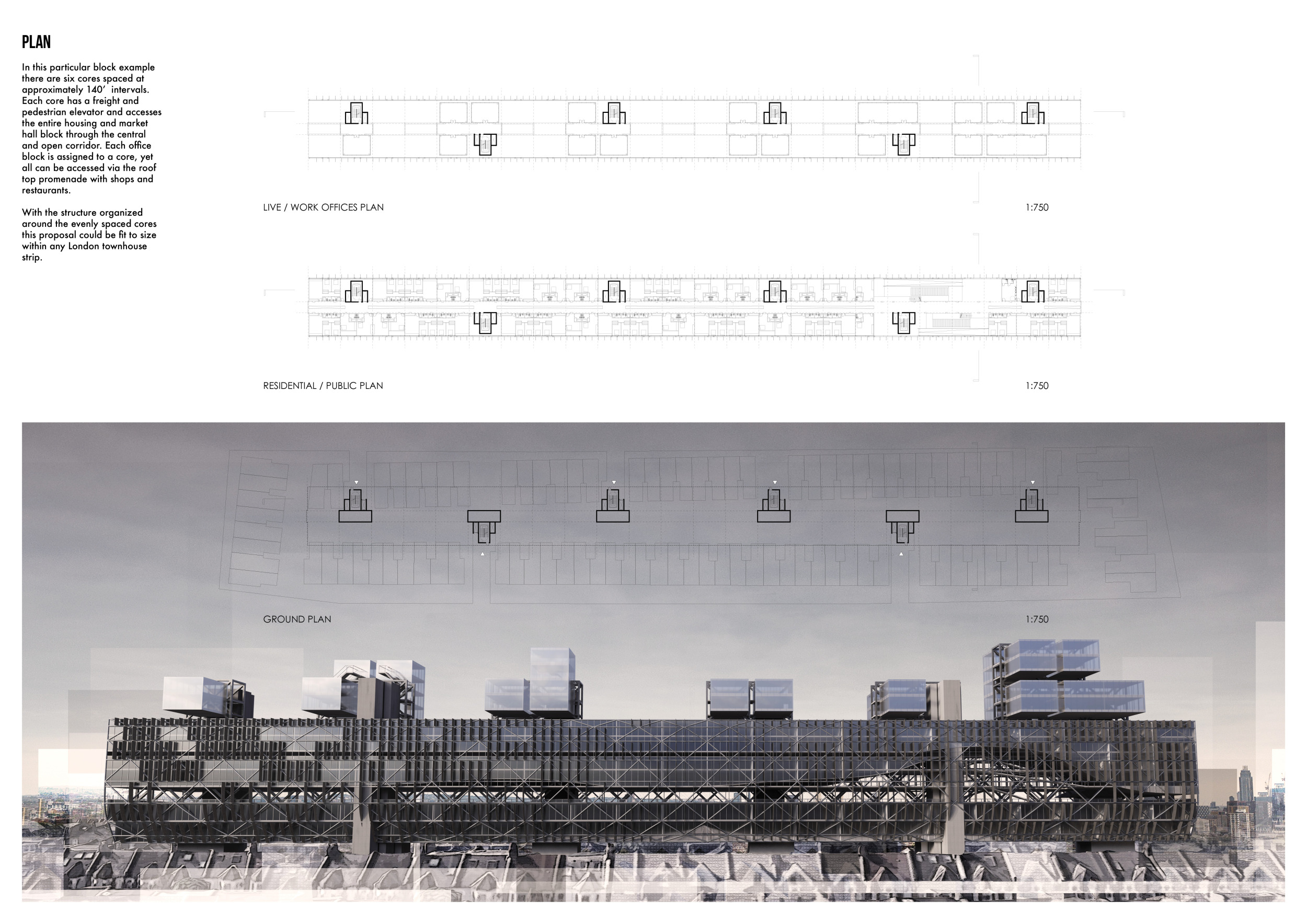 Architecture project // Elevated Living Above Terraces with Integrated ...