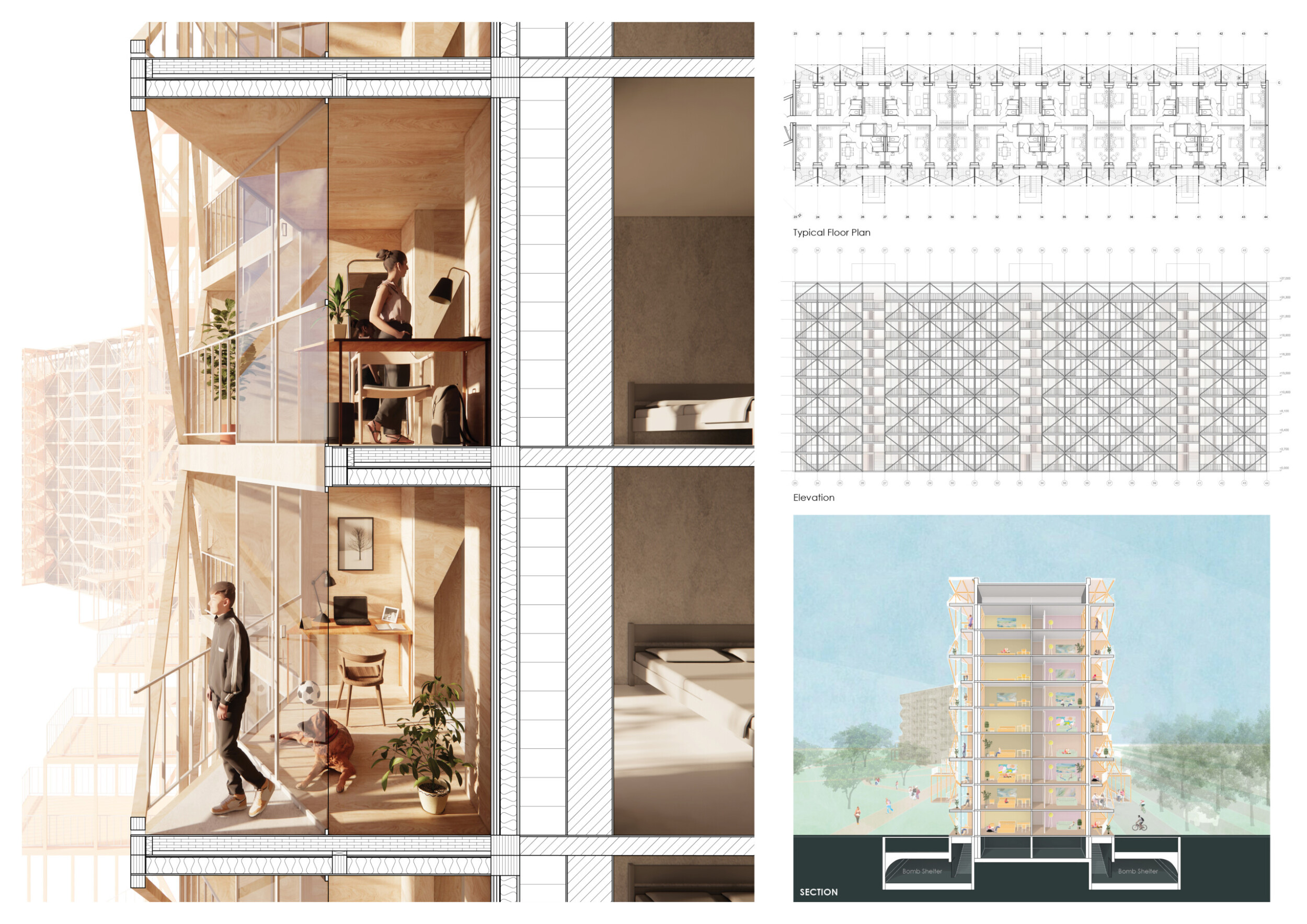 Architecture projects - basketball // Buildner