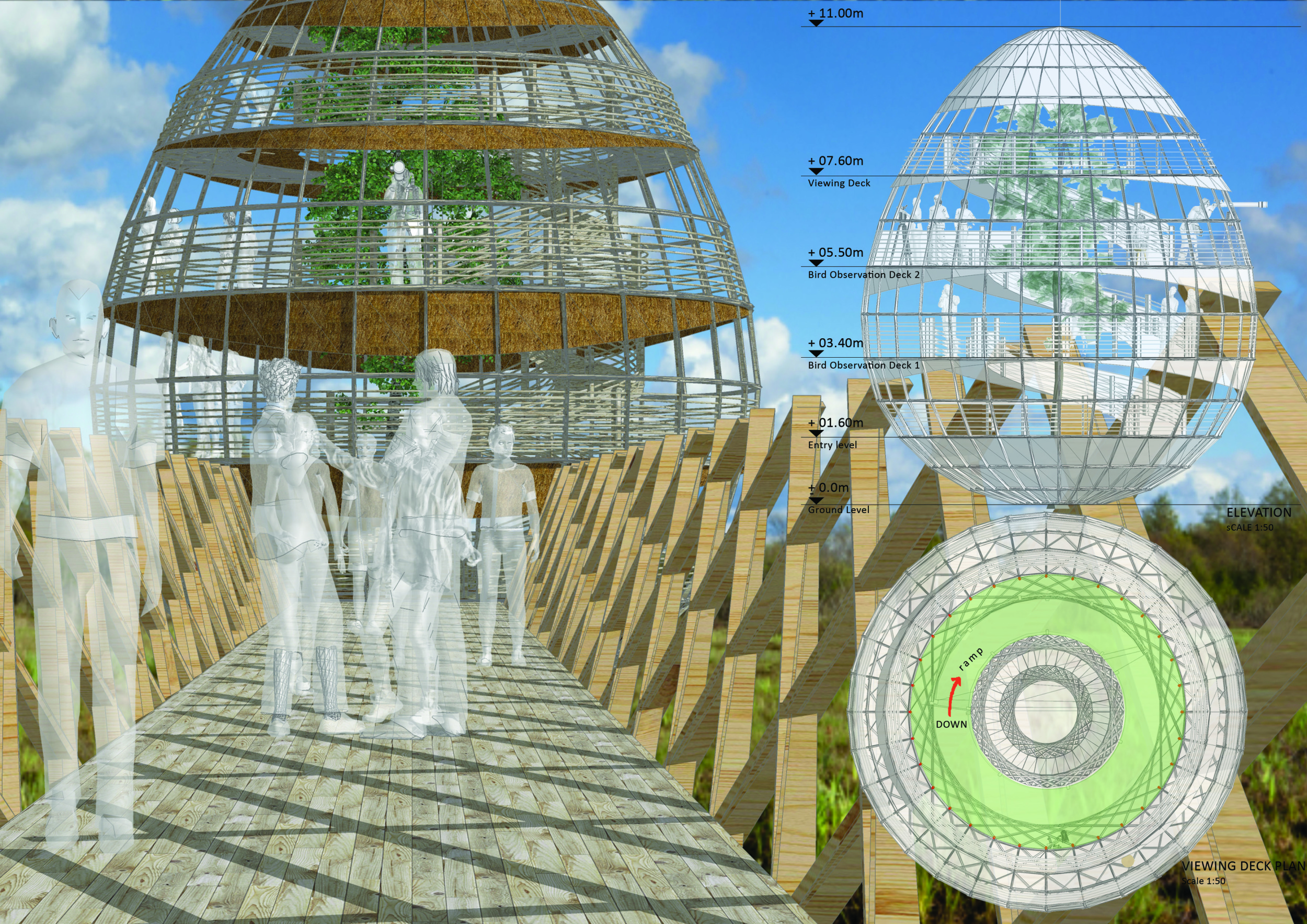 Architecture project // Hollow Core Structure Crafted from Natural ...