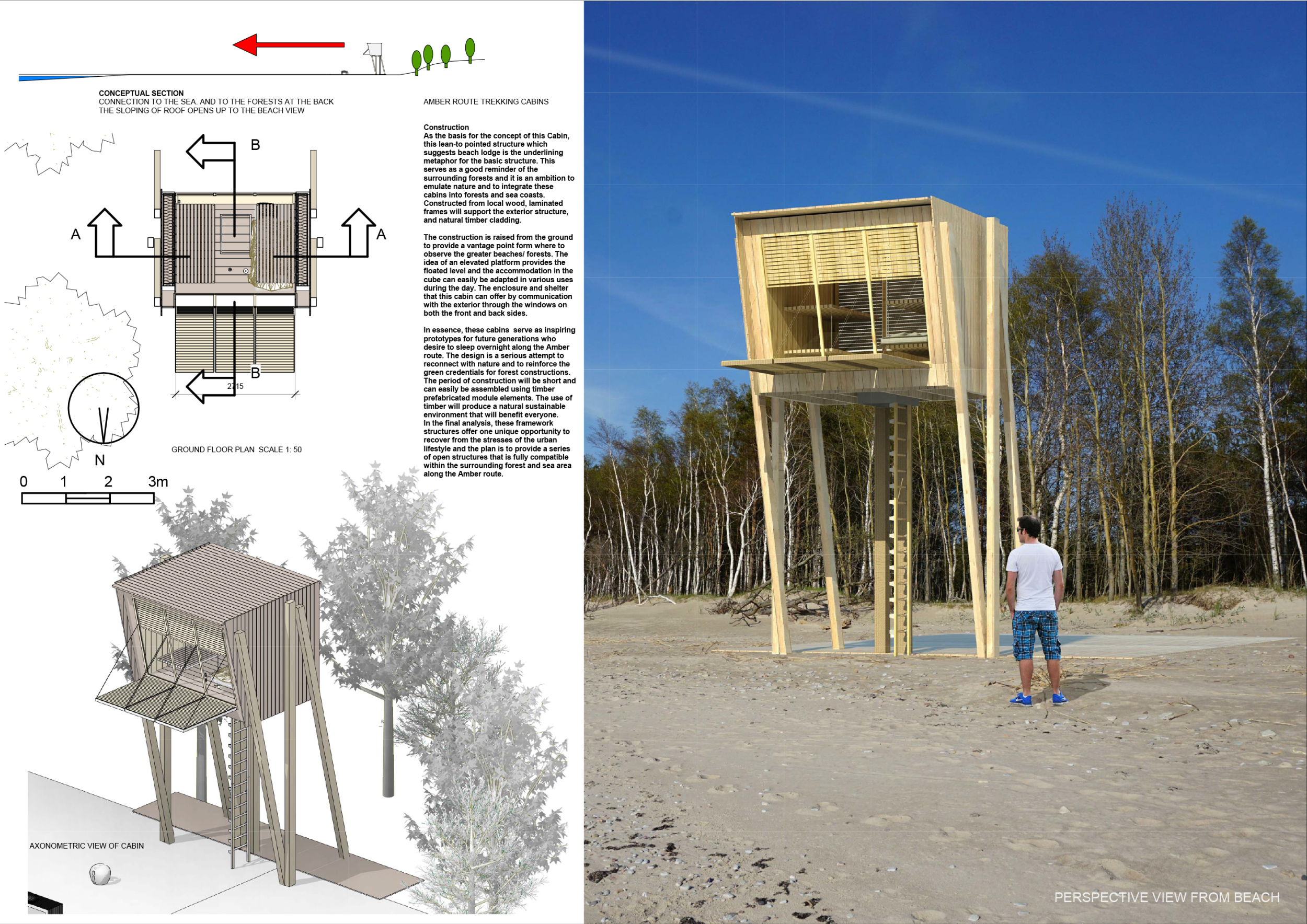 Architecture project // Elevated Retreat Constructed with Latvian ...