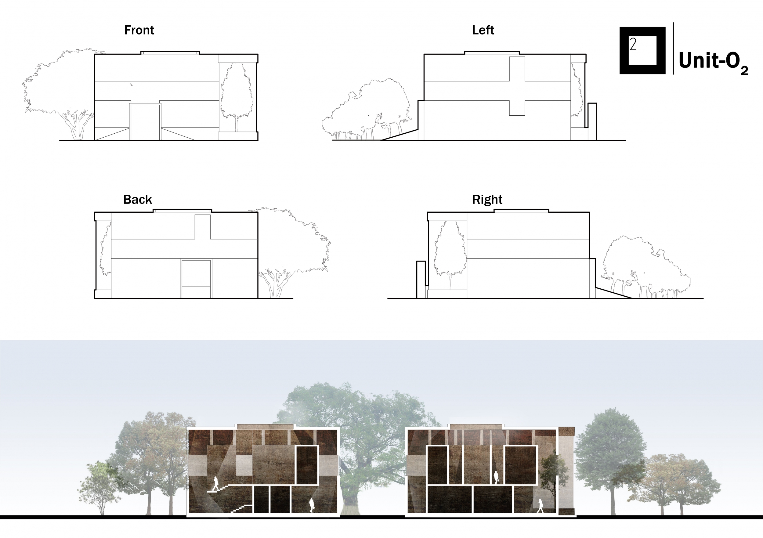 Architecture project // Double-Shell Structure Featuring Pre-Cast ...