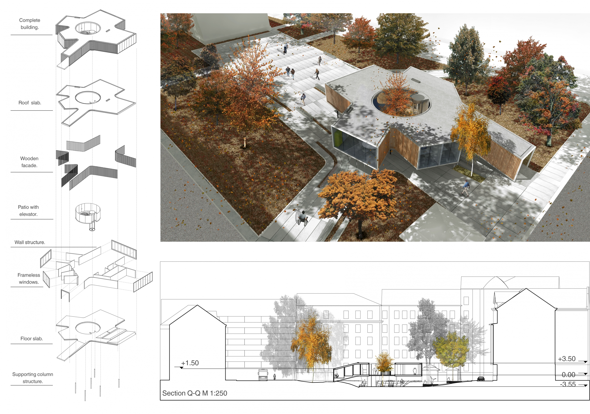 Architecture project // Breathing Façade and Natural Light Create ...