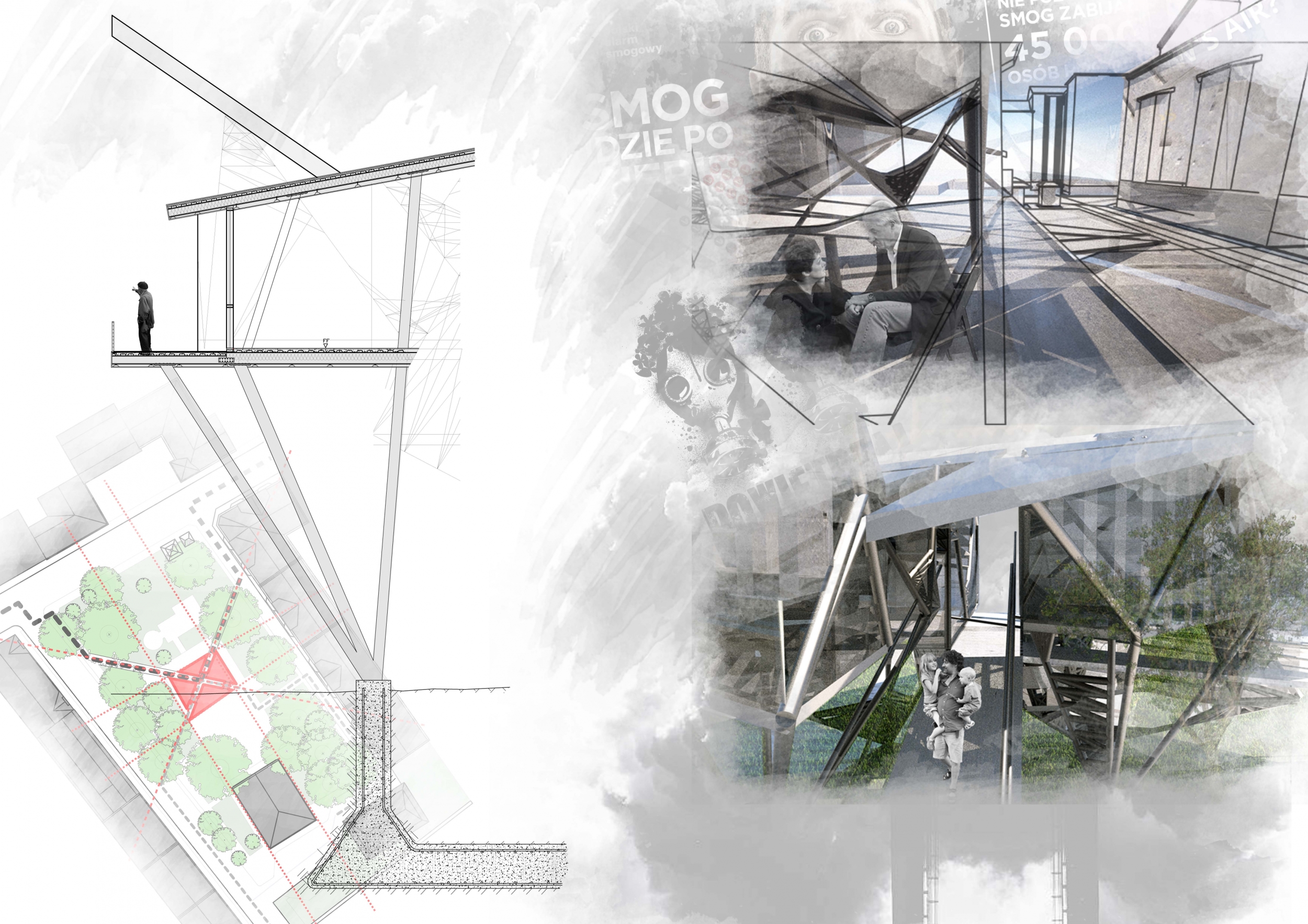 Architecture project // Elevated Living with Transparent Glass and ...