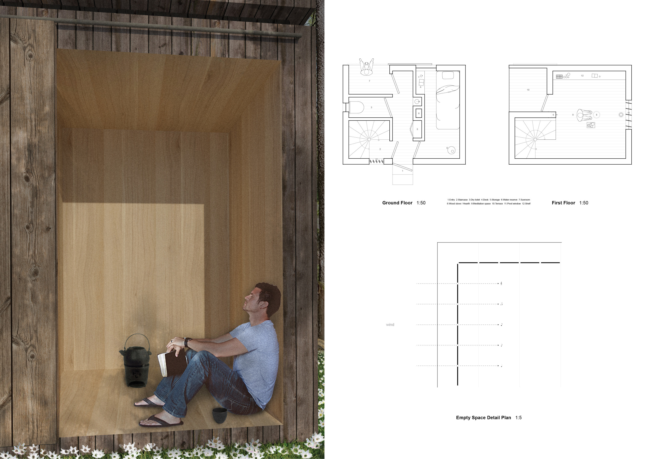 Architecture project // Korean Bell and Skylights Define a Tranquil ...