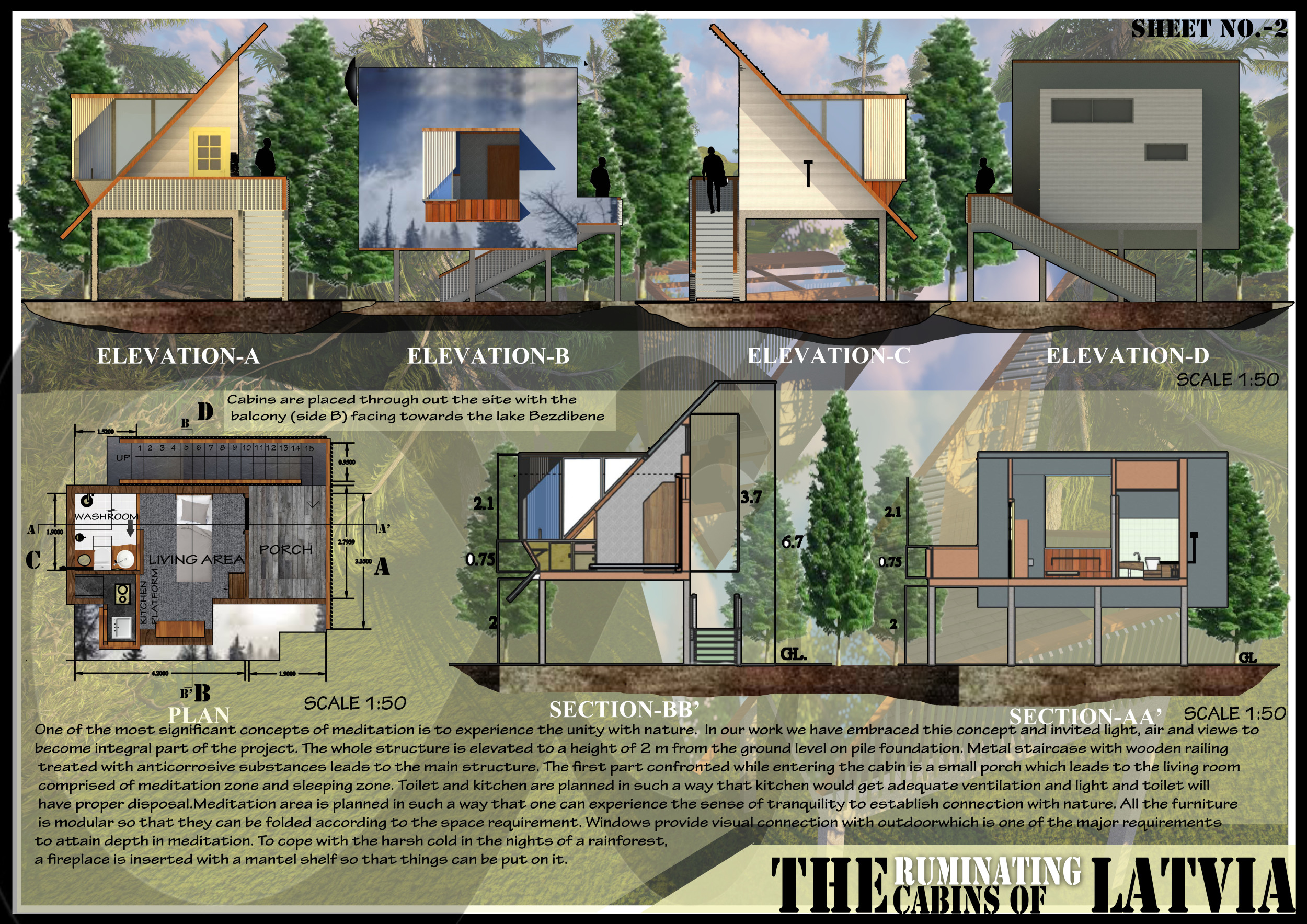 Architecture project // Reflective Cabins with Double Glazing ...