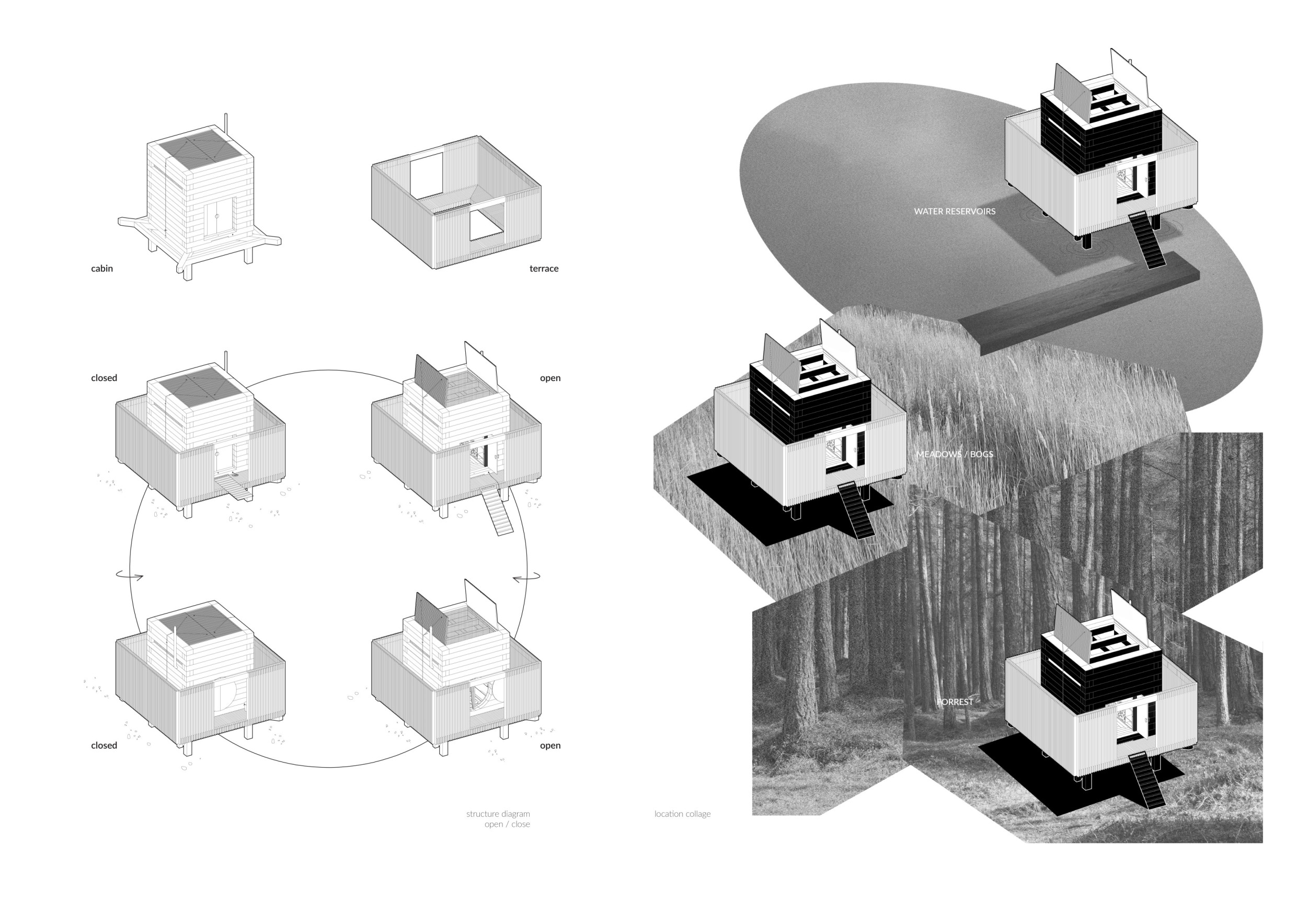 Architecture project // Movable Platform and Bronze Accents in a Raised ...