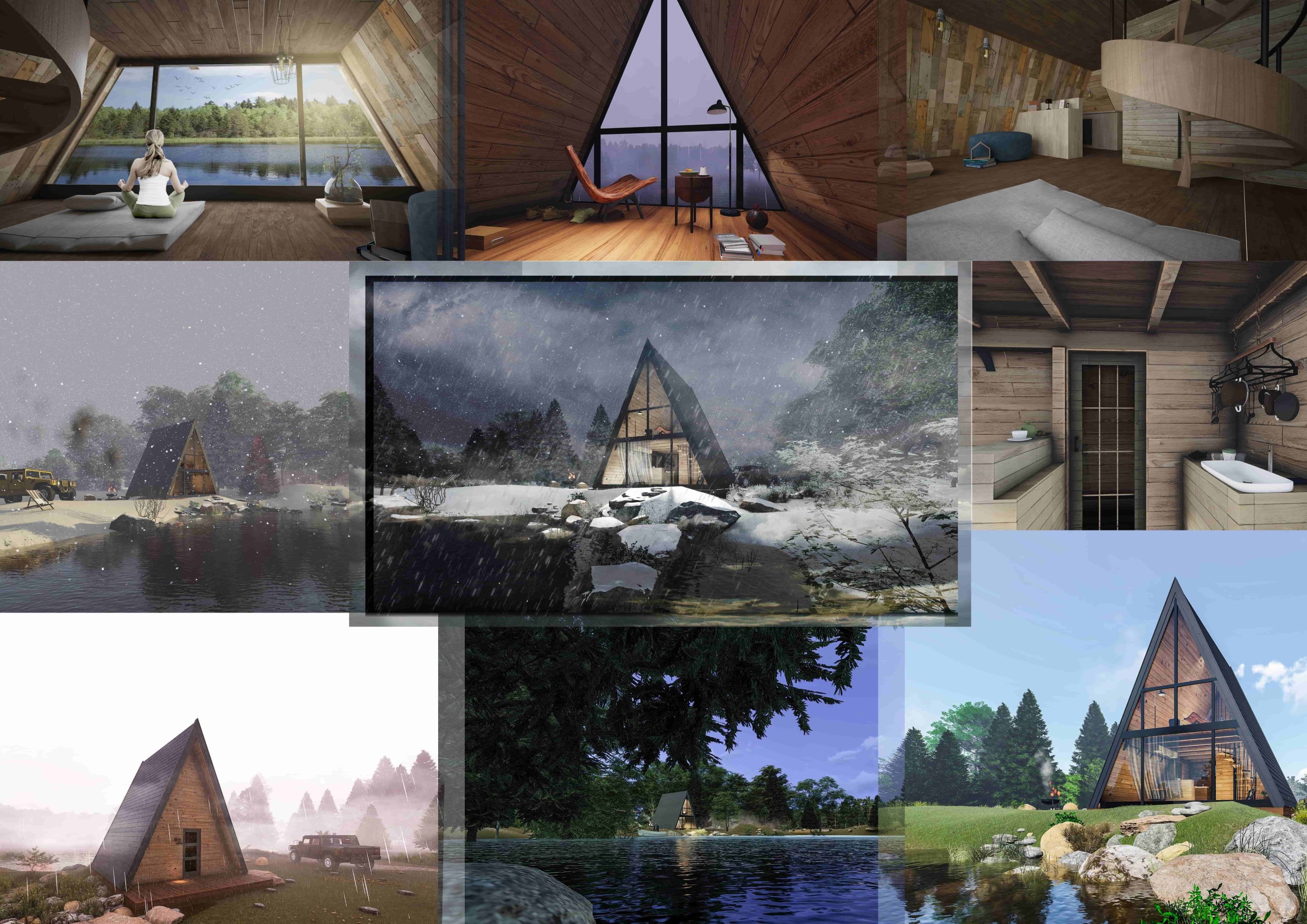 Architecture project // Powerwall-Enabled Cabin with Thermal Isolation ...