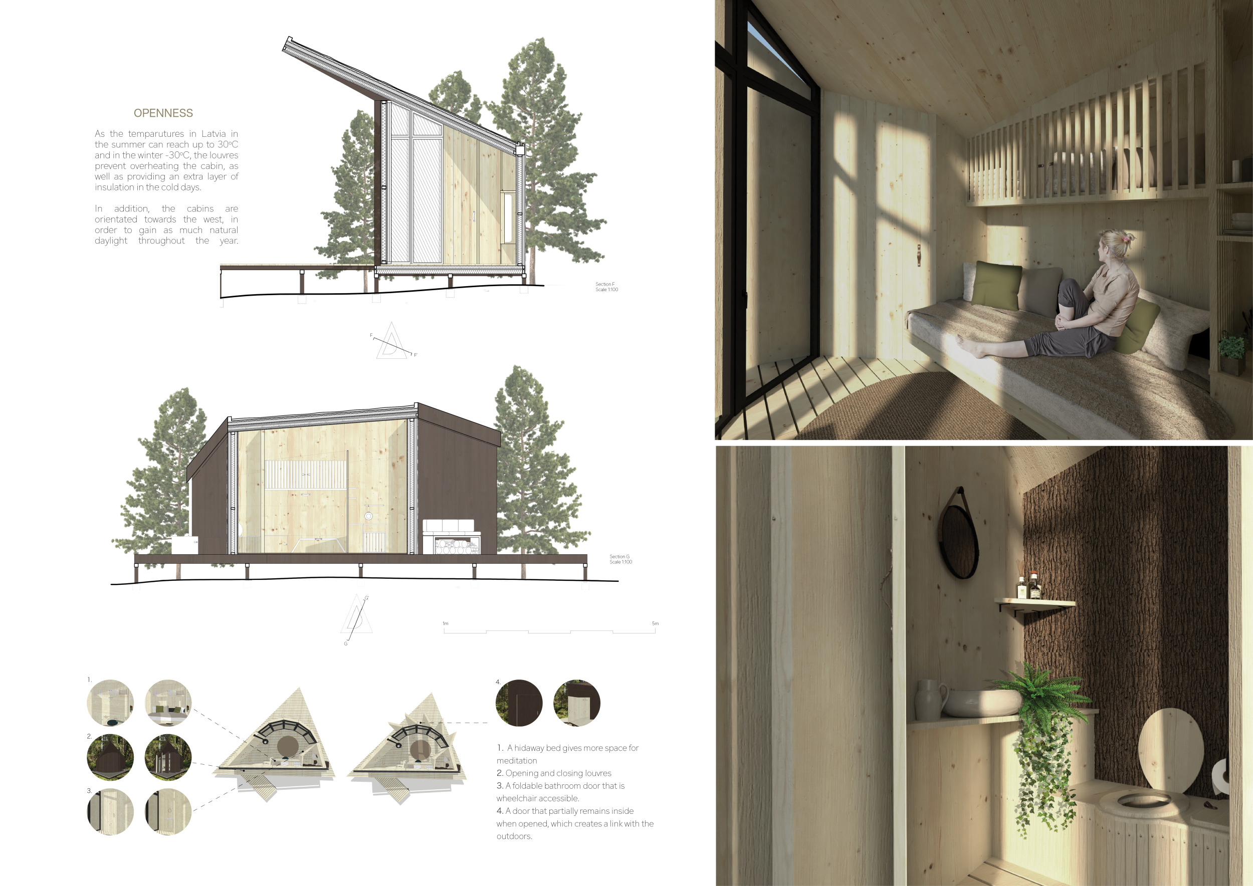 Architecture project // Wooden Bark Cladding with Thermafleece ...