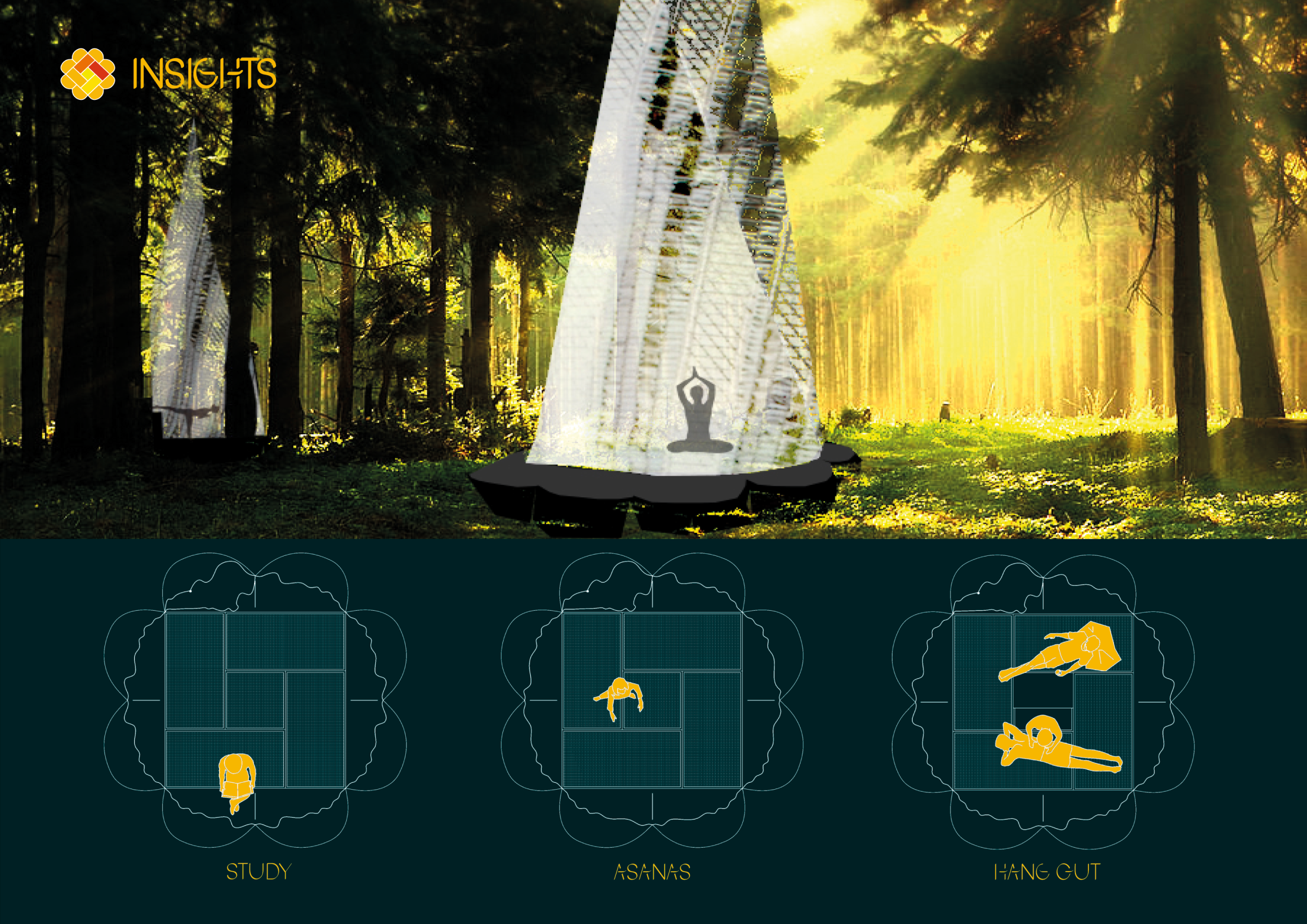 Architecture project // Translucent Fabric Tents Integrating Earth ...