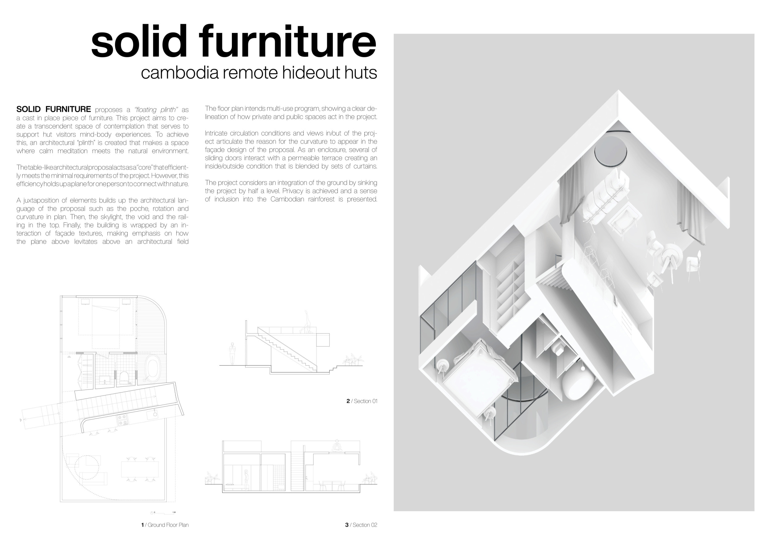 Architecture project // Floating Plinth Embraces Nature Amid Cambodian ...