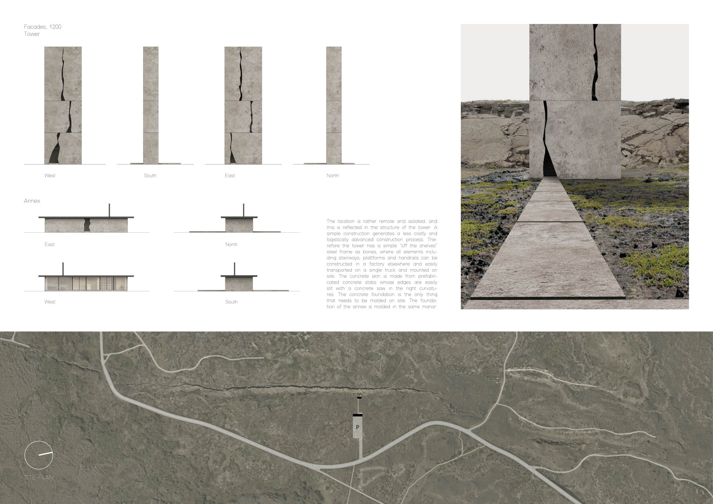Architecture project // Engaging with Tectonic Cracks Through Concrete ...