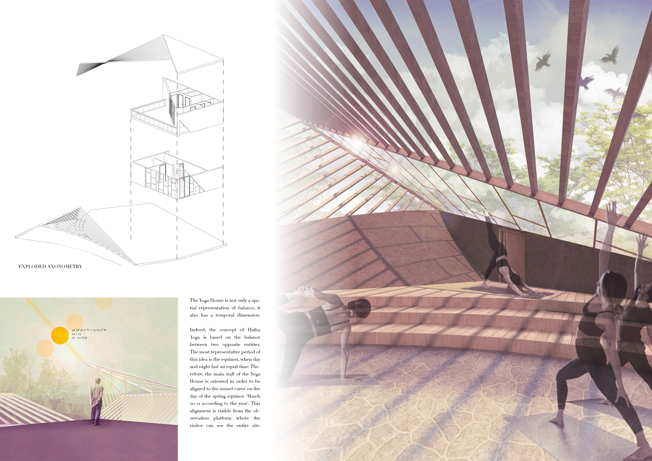 Architecture project // Balancing Reflection in a Meditation Cavity ...