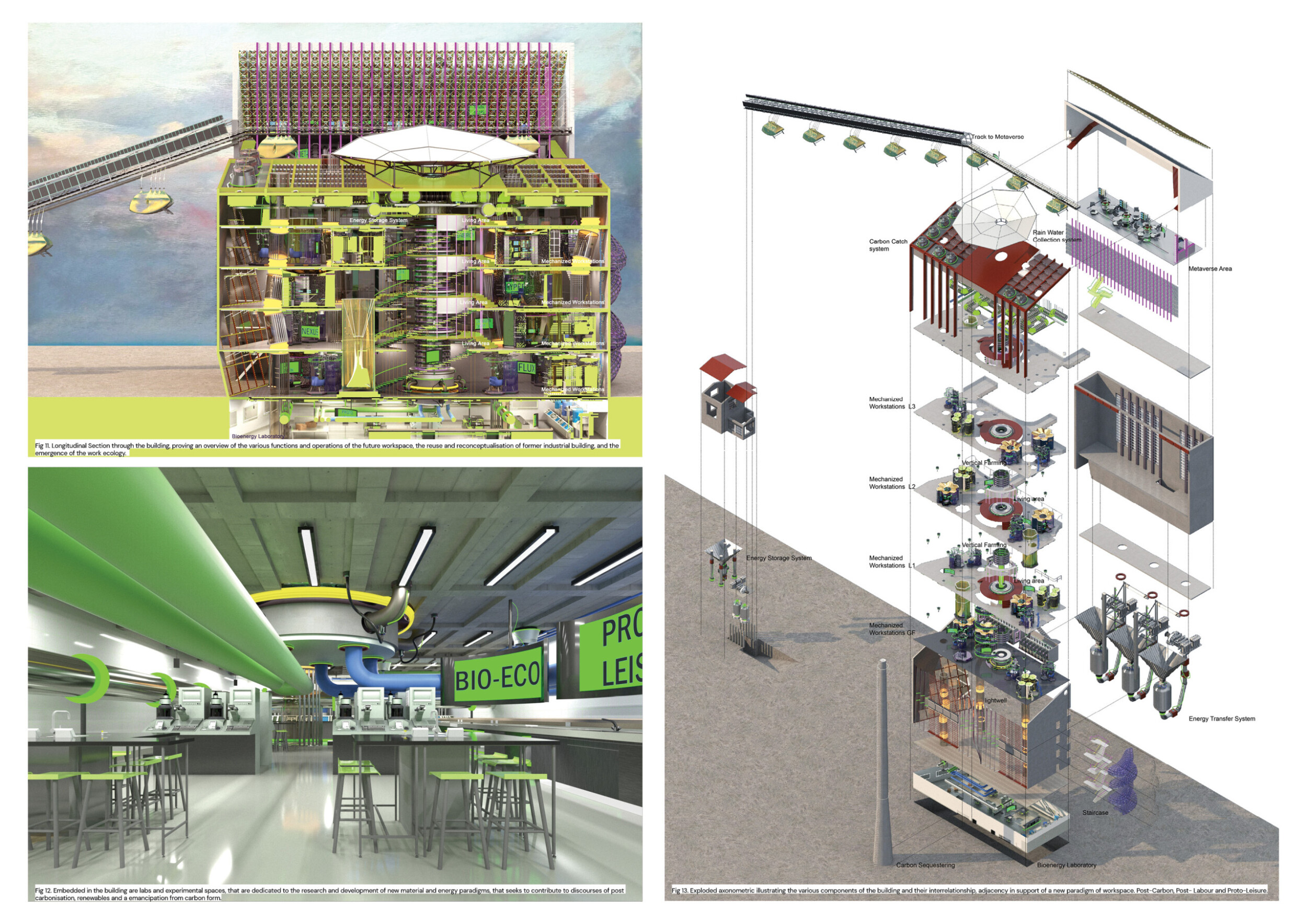 Architecture project // Carbon-Sequestering Structure with Green Roofs ...