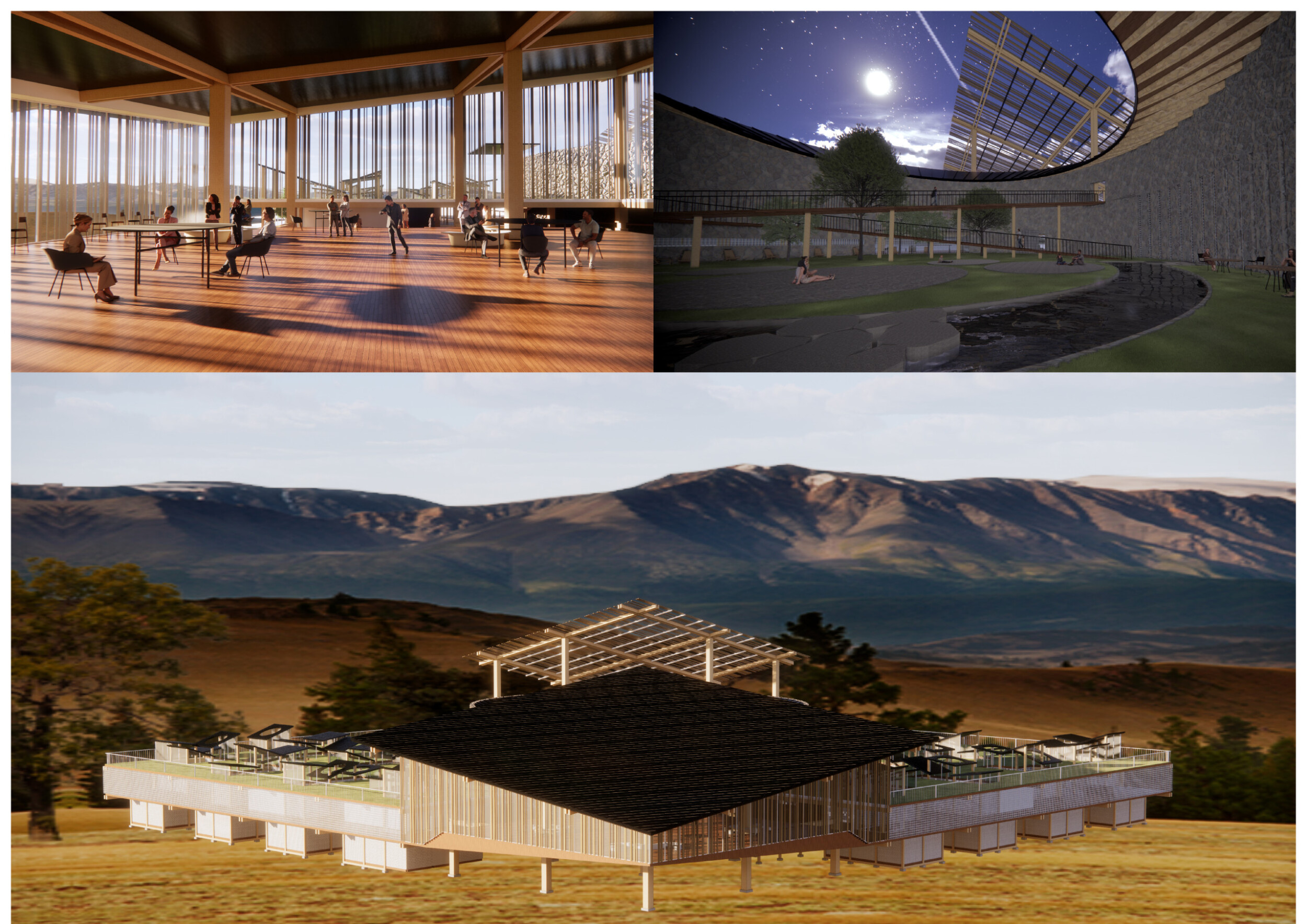 Architecture project // Charred Wooden Shingles and Cross-Laminated ...