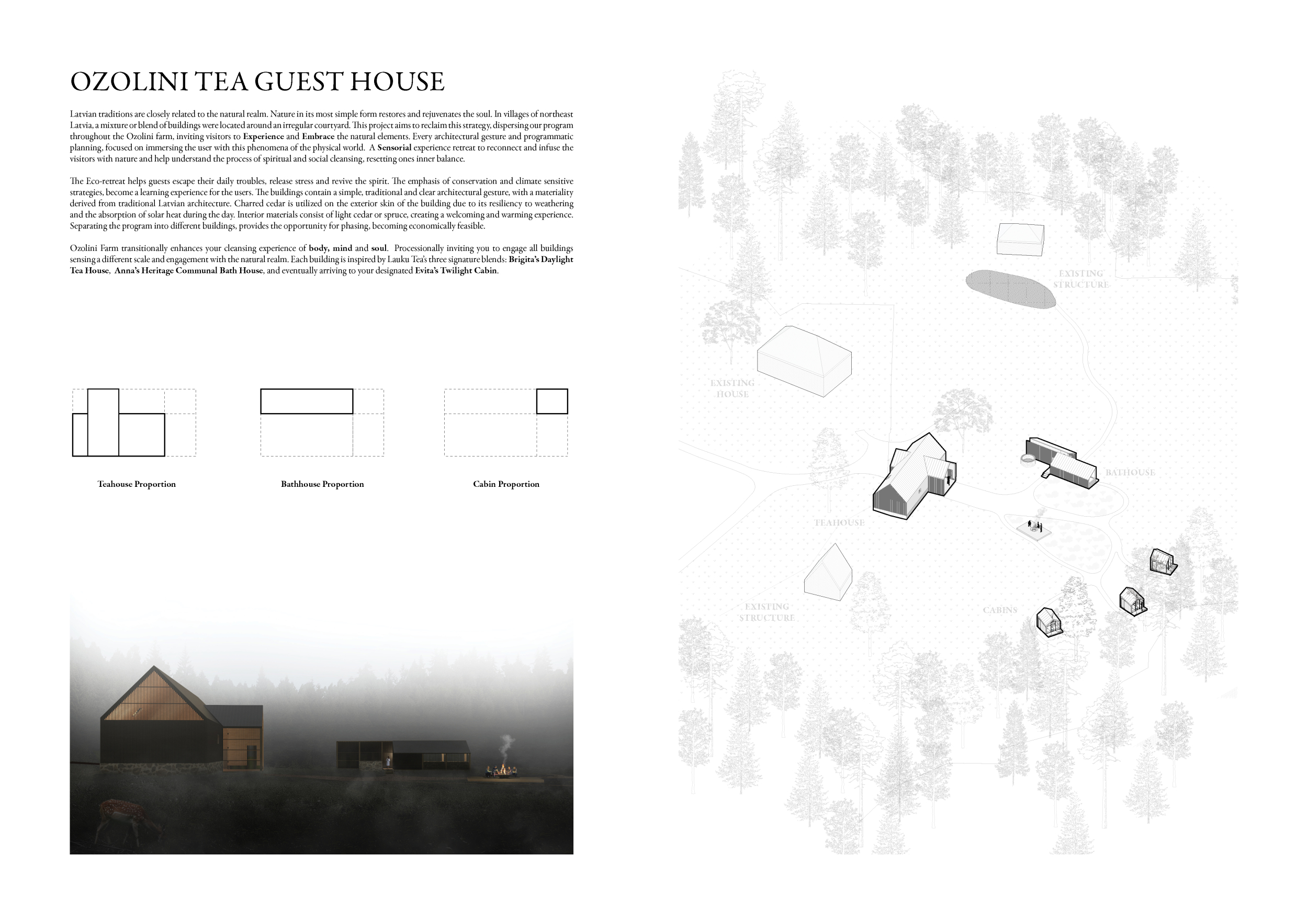 Architecture projects - tea-houses // Buildner