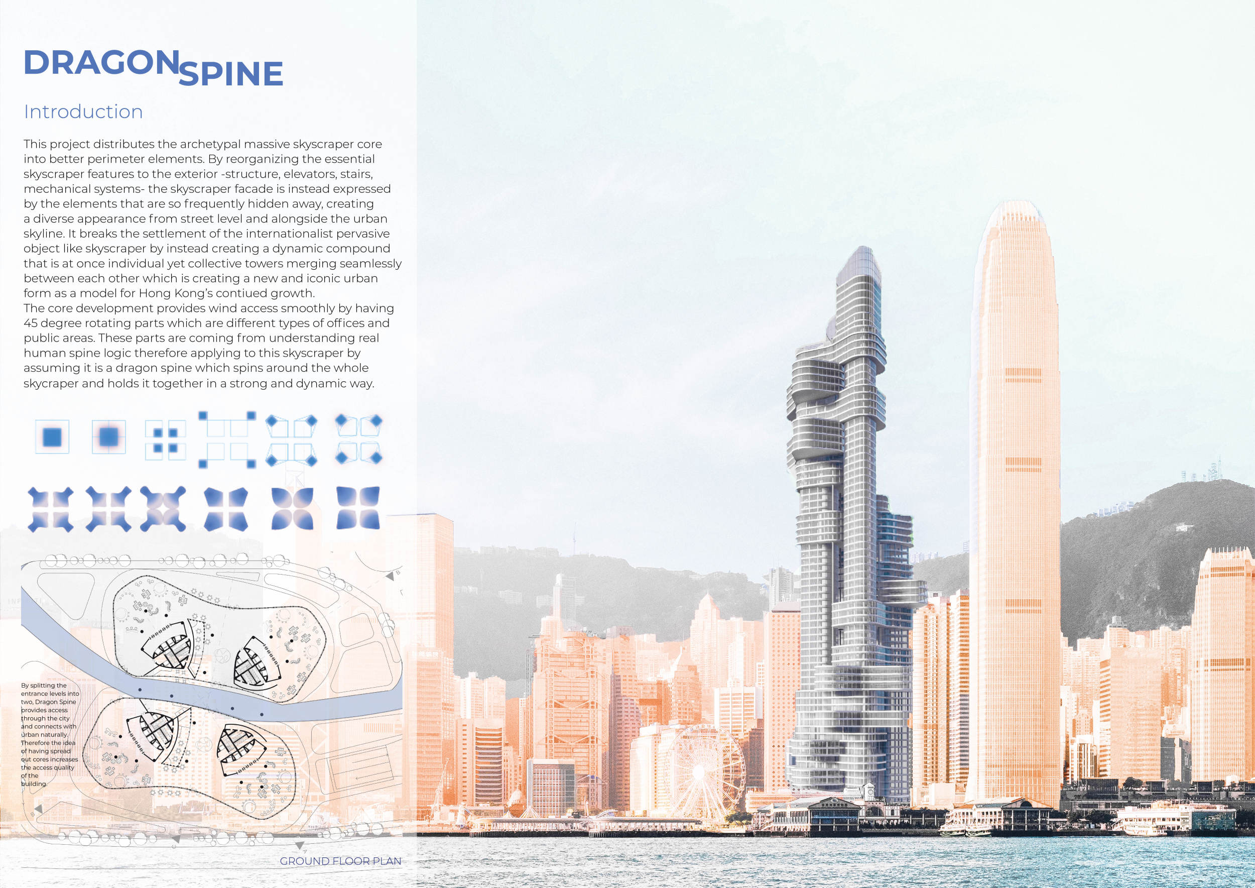 Architecture project // Externalized Elevator Systems and Rotating ...