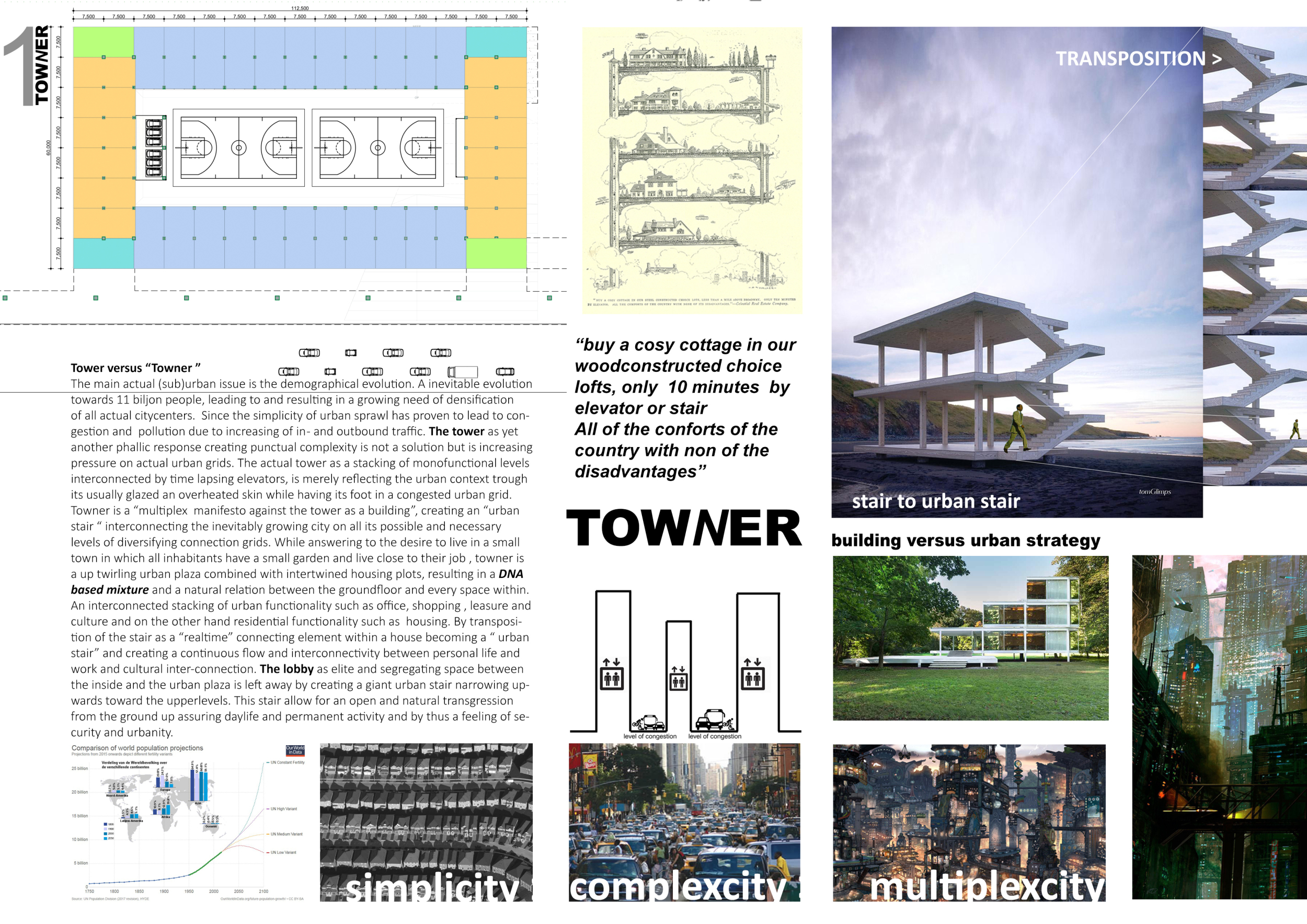 Architecture project // Integrating Urban Stairs with Intertwined ...
