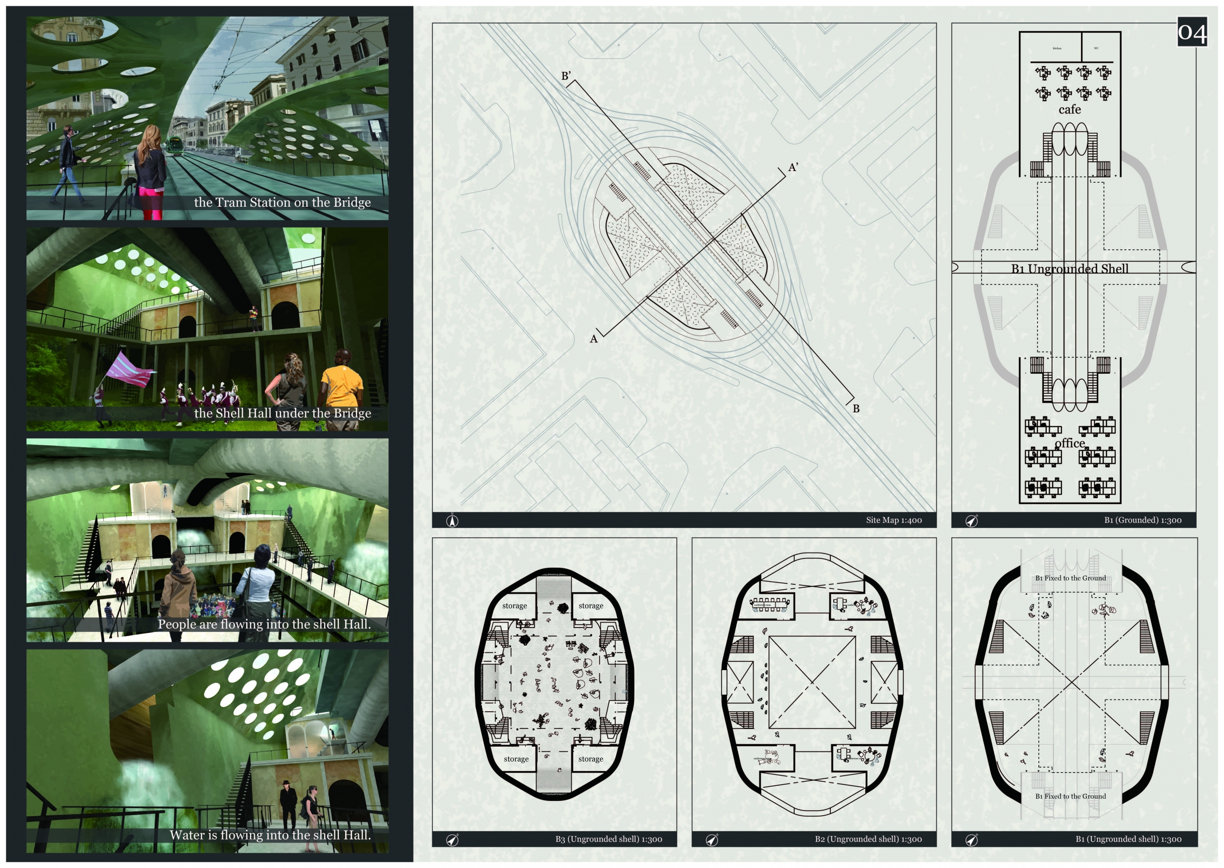 Architecture project // Dynamic Structure Featuring Porous Concrete and ...