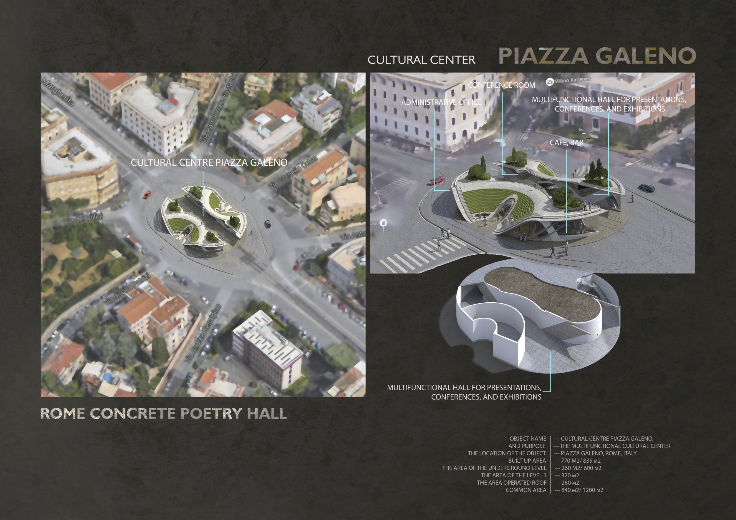Architecture project // Operable Roofs and Concrete Poetry Create ...