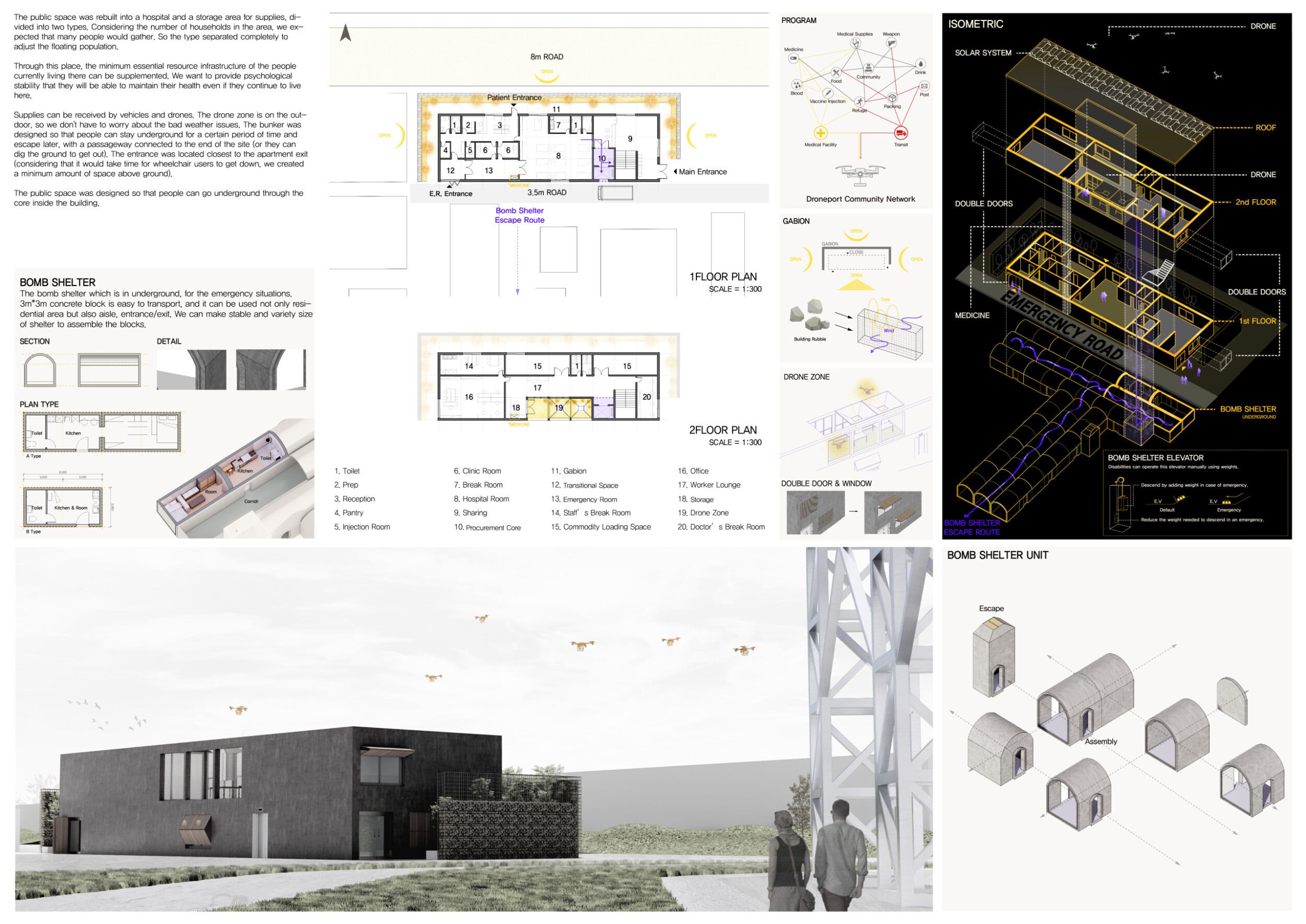 Architecture project // Vertical Gardens and OSB Walls in Modular Urban ...