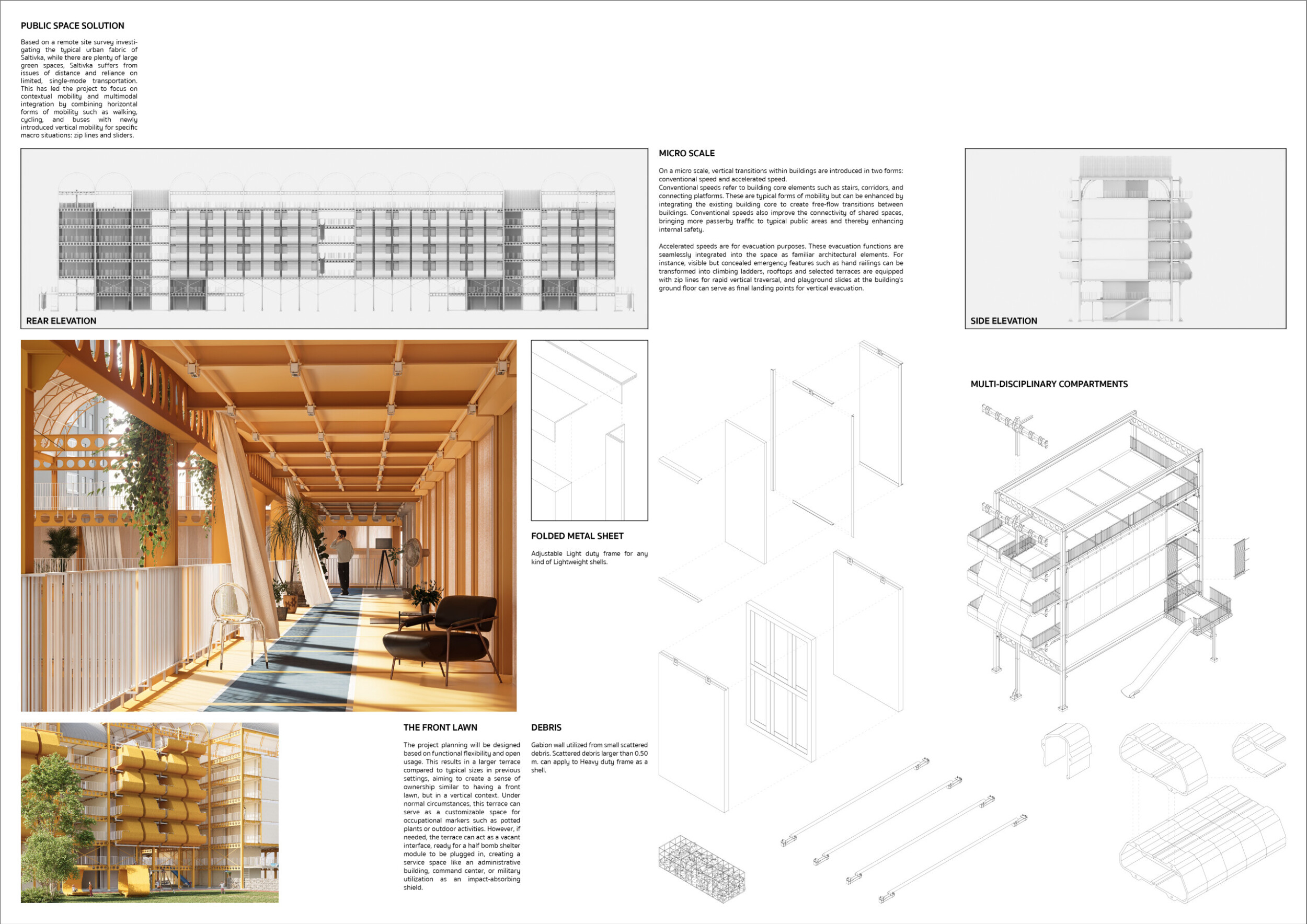 Architecture project // Integrated Gabion Walls and Lightweight Shells ...